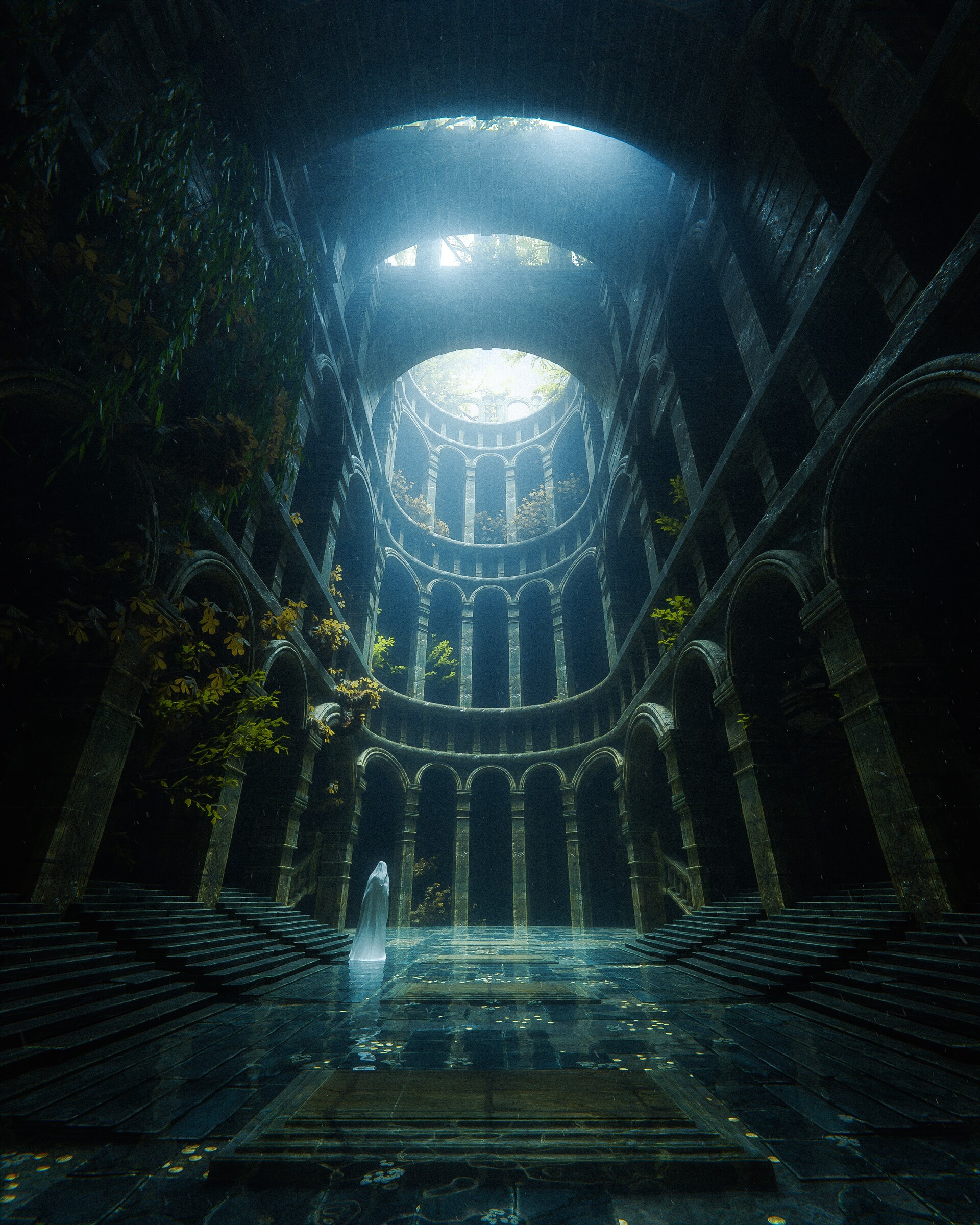 ArtStation - Flooded Hall