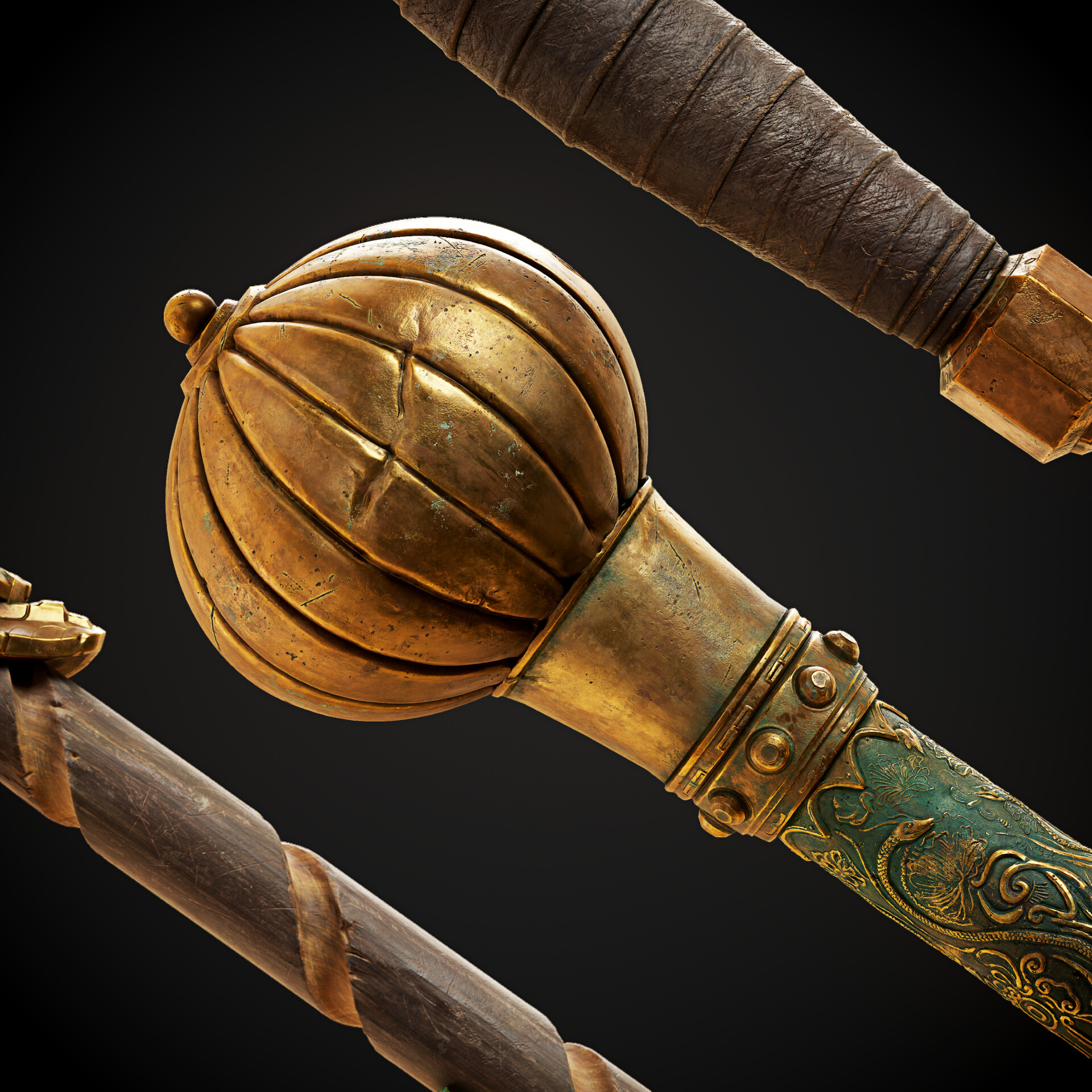 ArtStation - 雕个锤子（Song Dynasty Bronze Hammer）