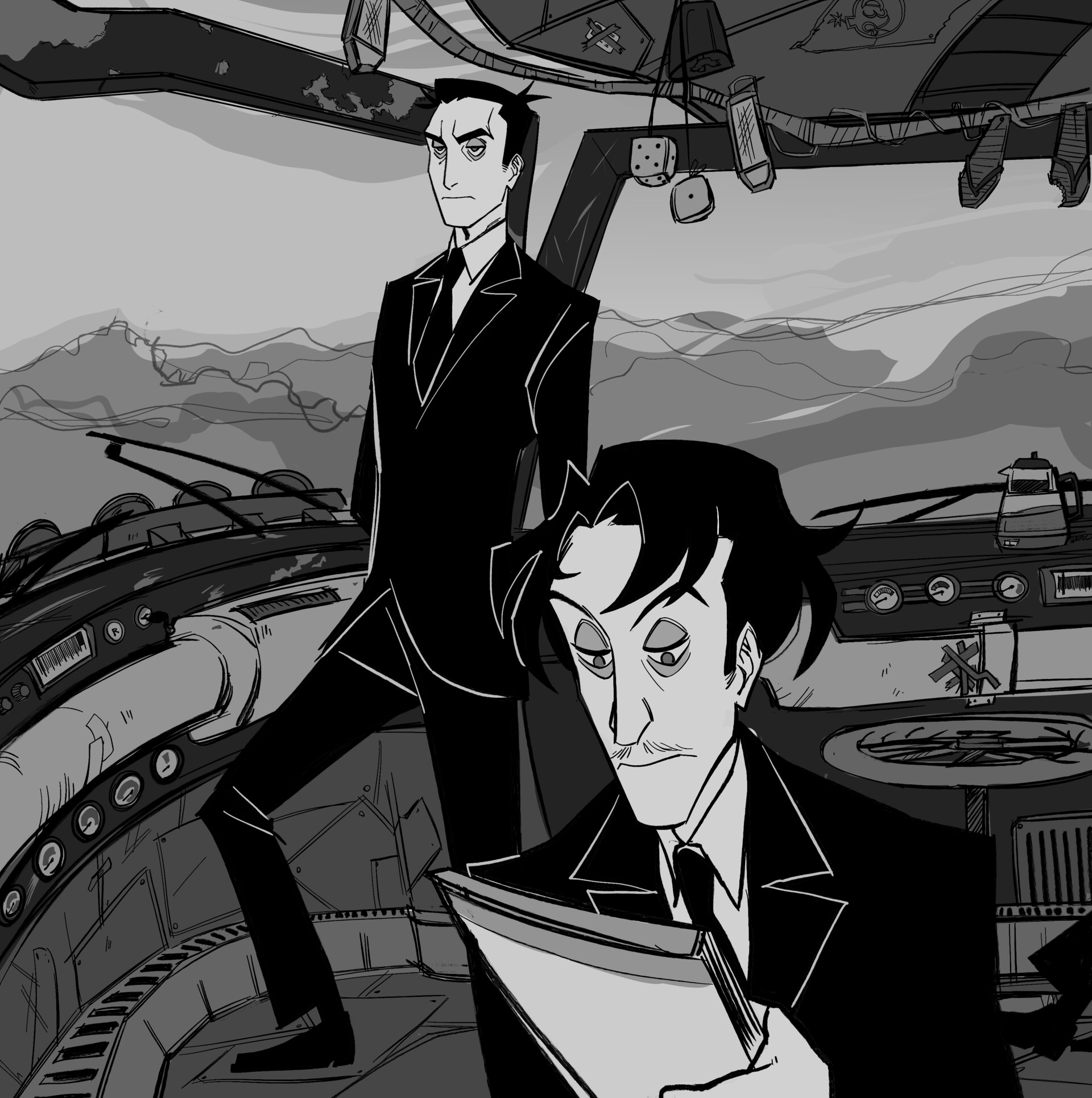 ArtStation - Madagascar 3, Plane Crash Scene-Fan Art