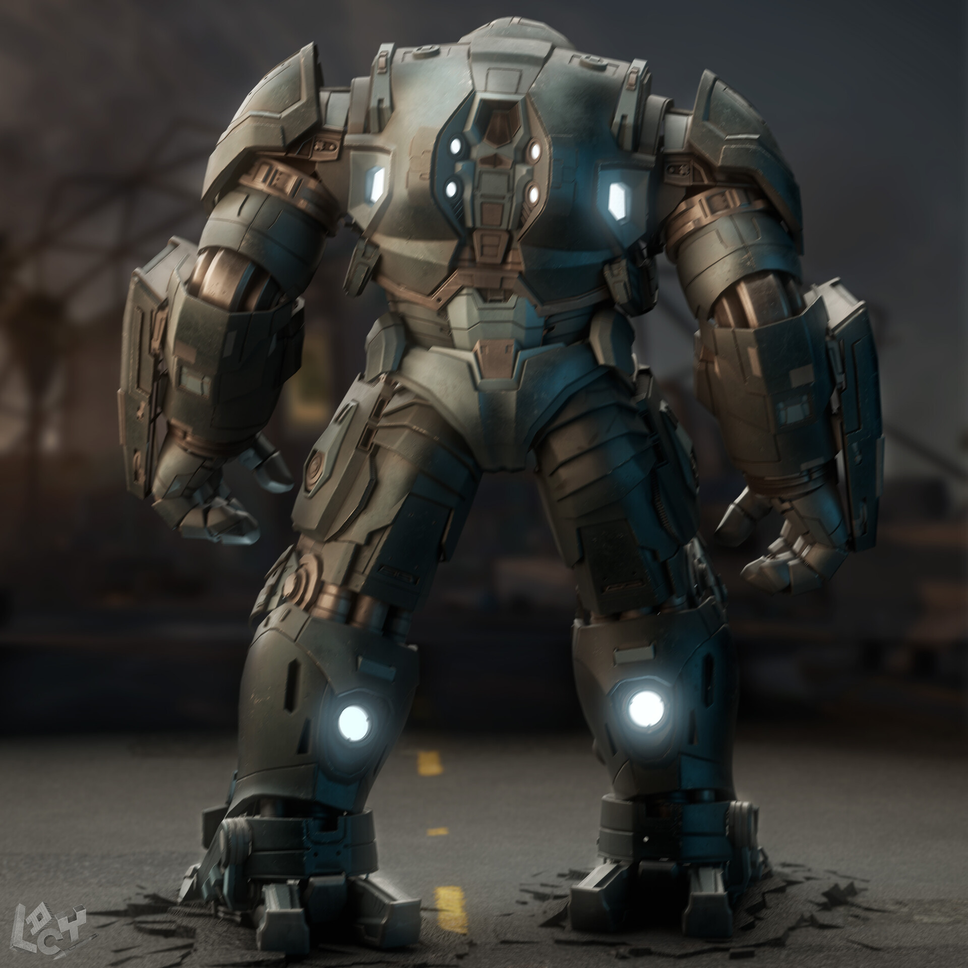 white hulkbuster