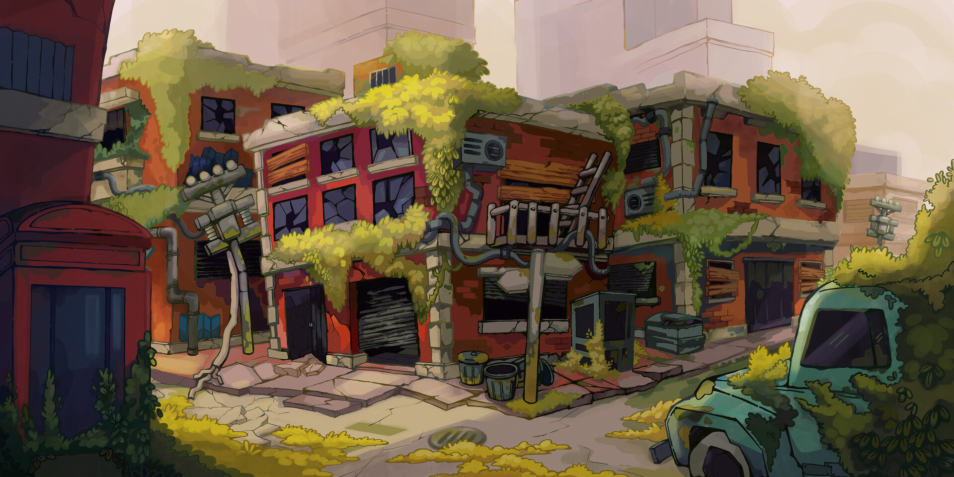 ArtStation - Apocalypse city | Artwork