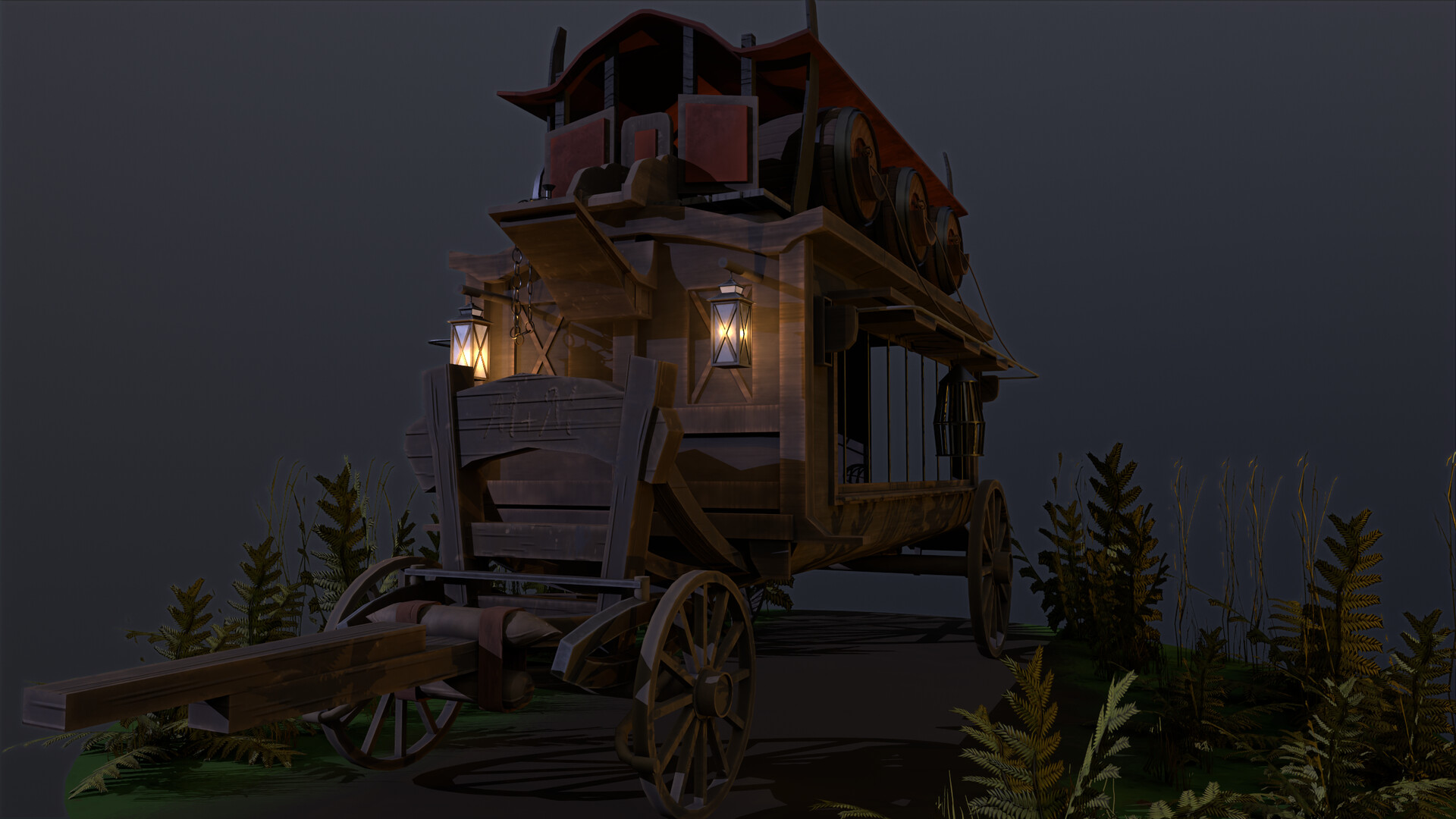 ArtStation - Witch Hunter Carriage