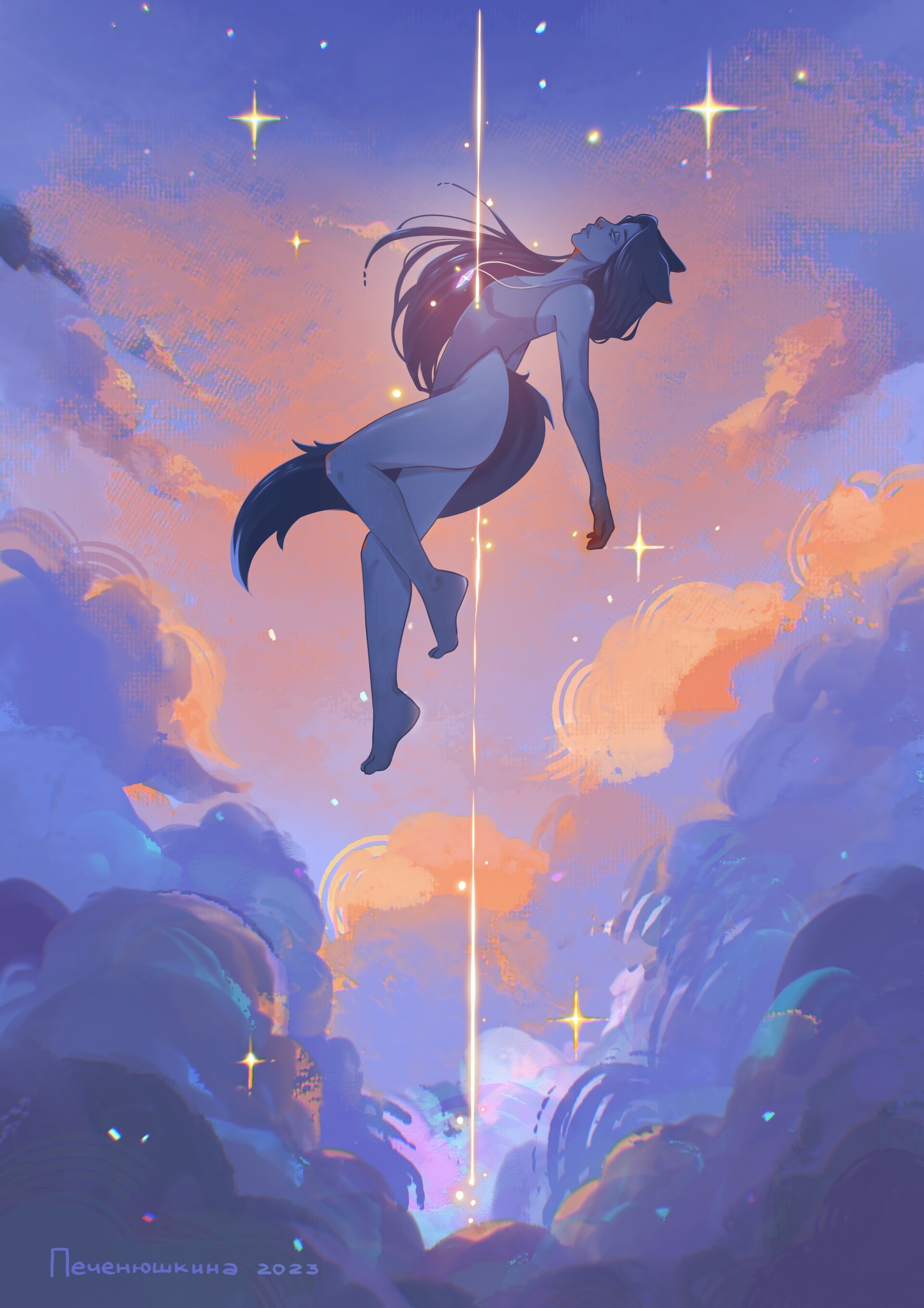 ArtStation - Lunaria (my OC)