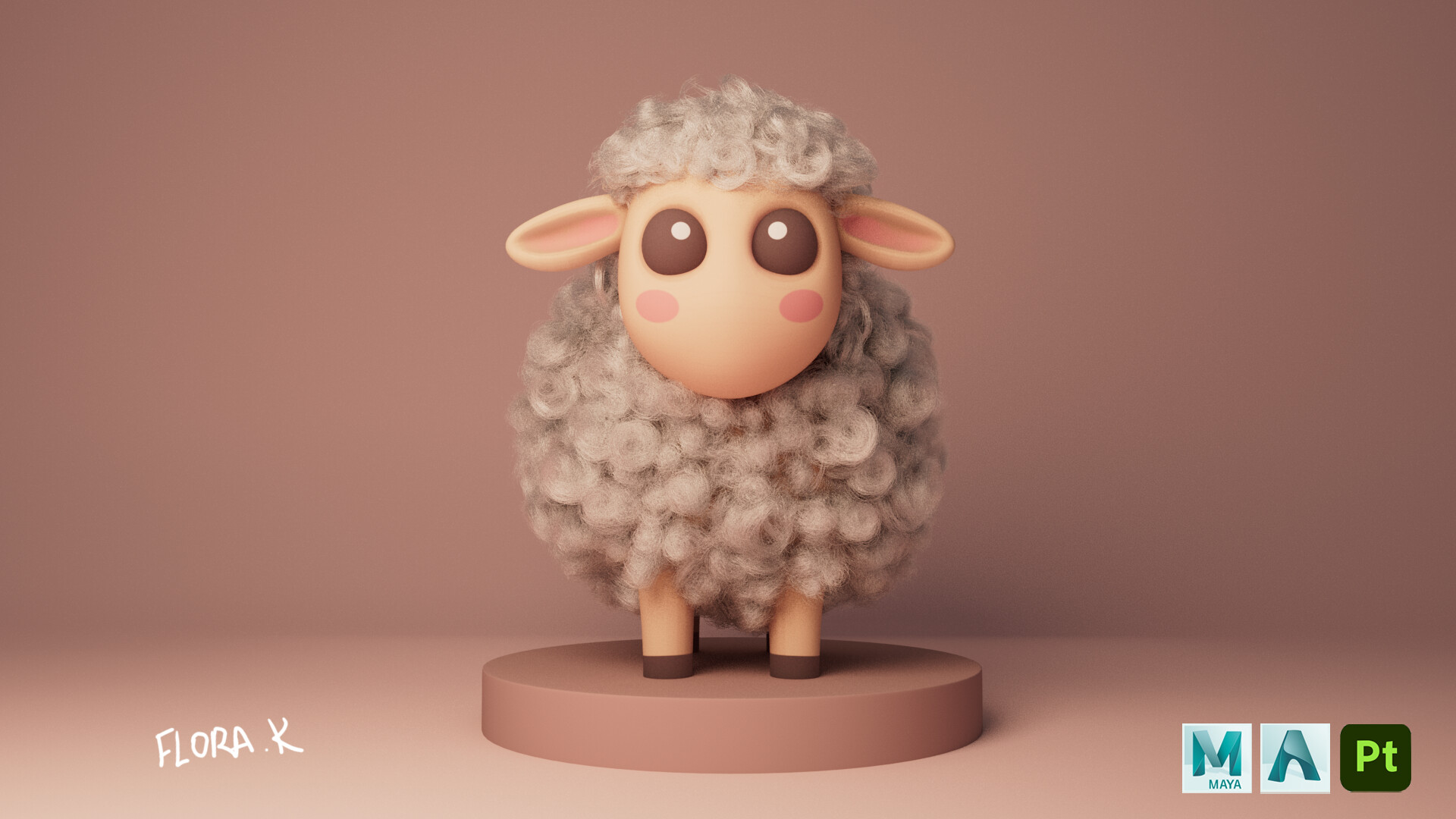 ArtStation - Cute Sheep