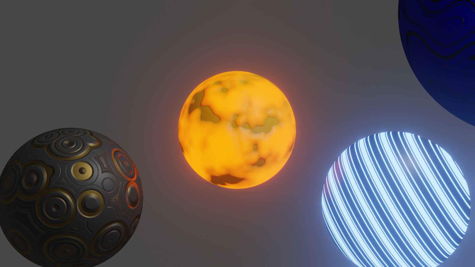 ArtStation - Glowing balls