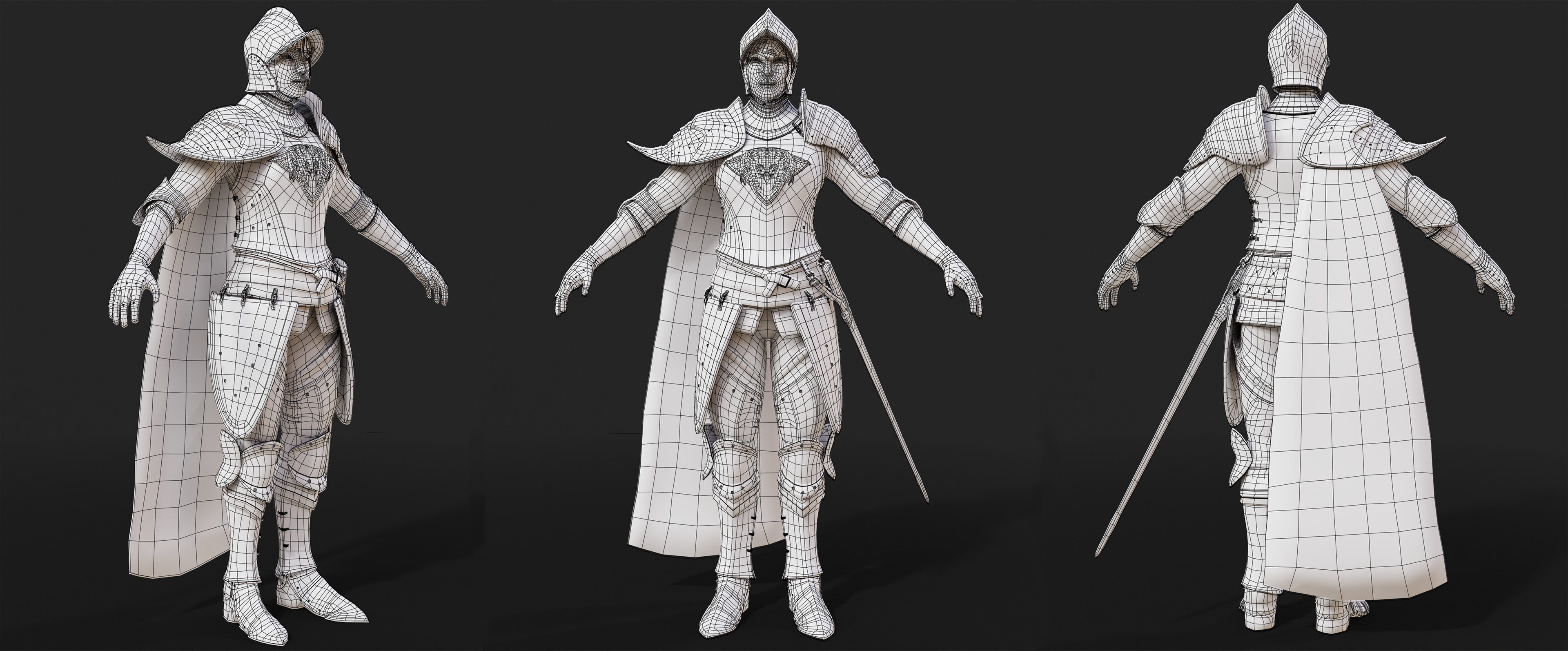 Robert Rea 3D Character Artist - Battle Scarred Knight