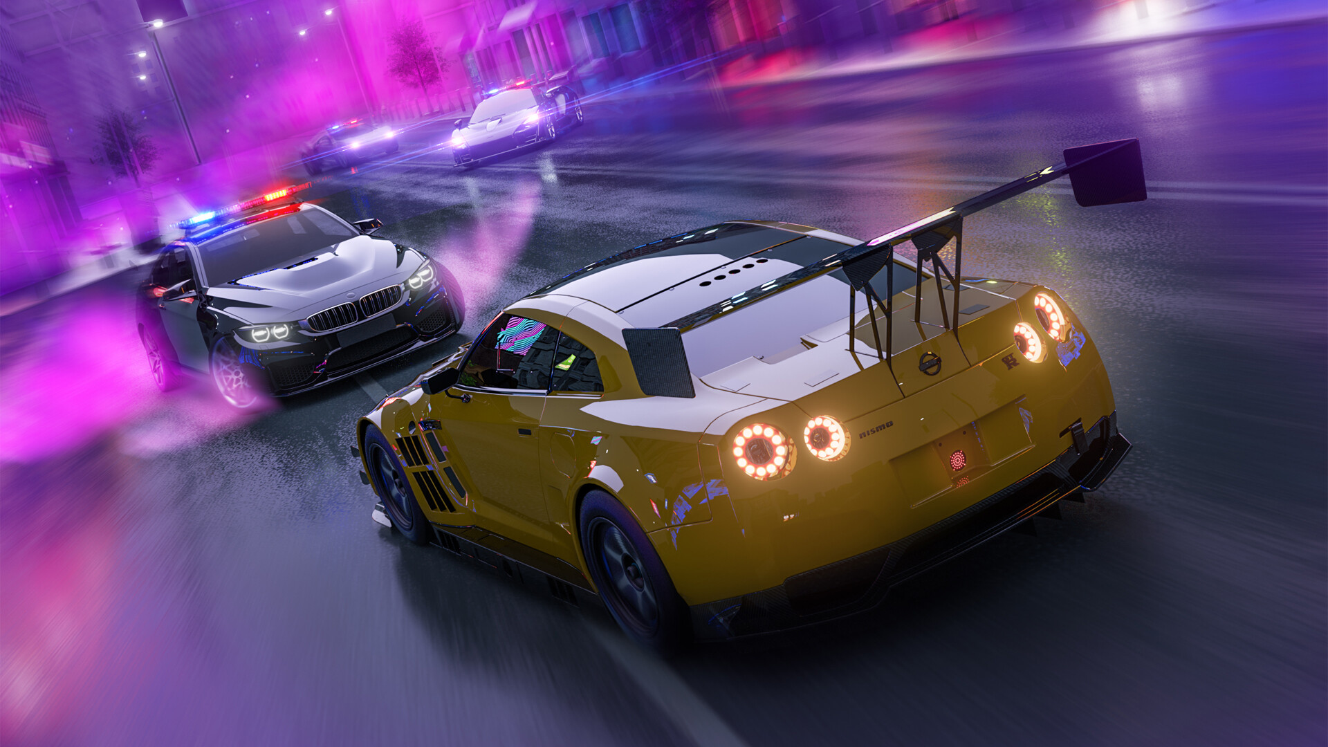 ArtStation - City car racing (Need for speed Heat) 3D render