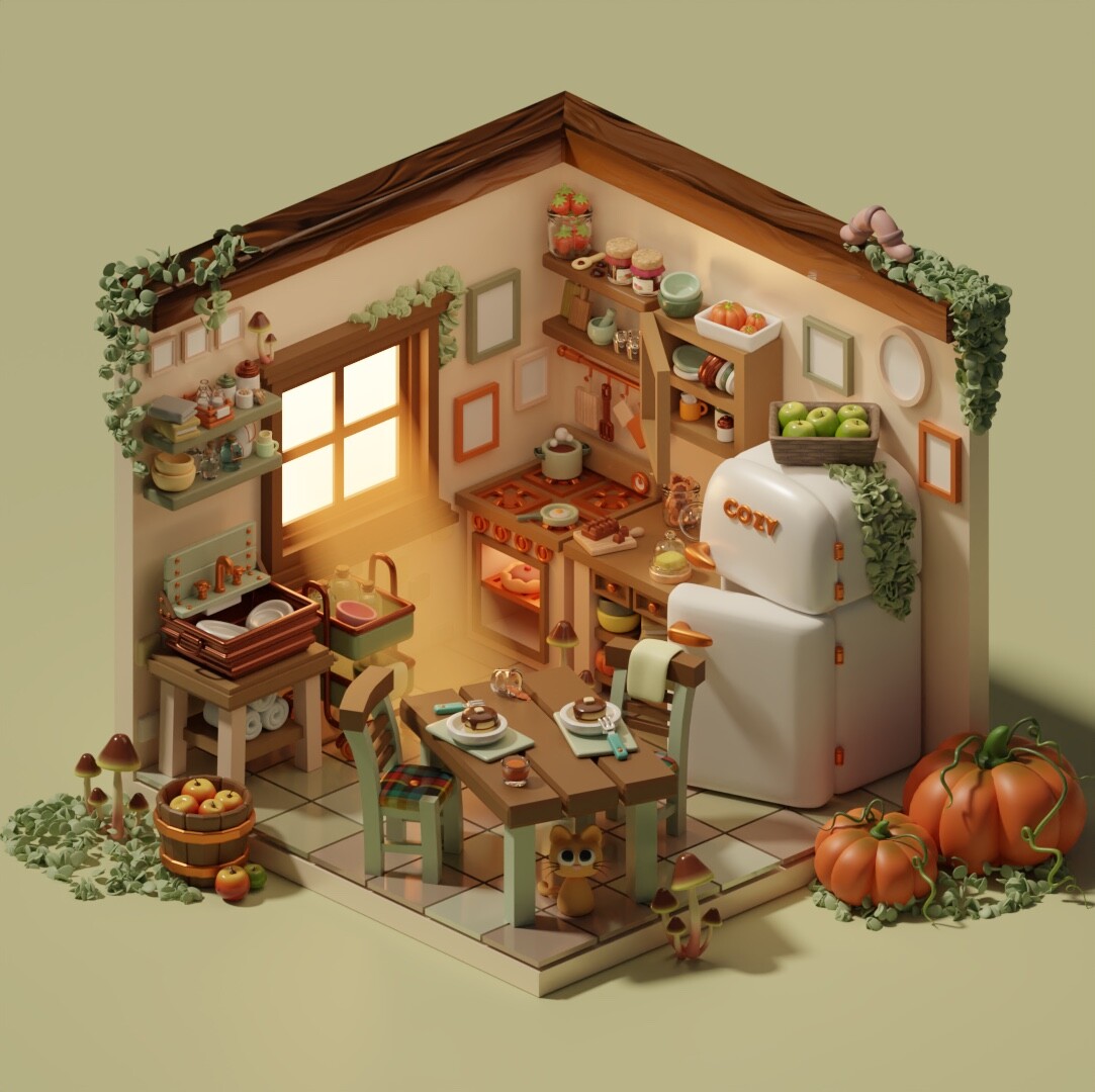 ArtStation - My first steps in 3d