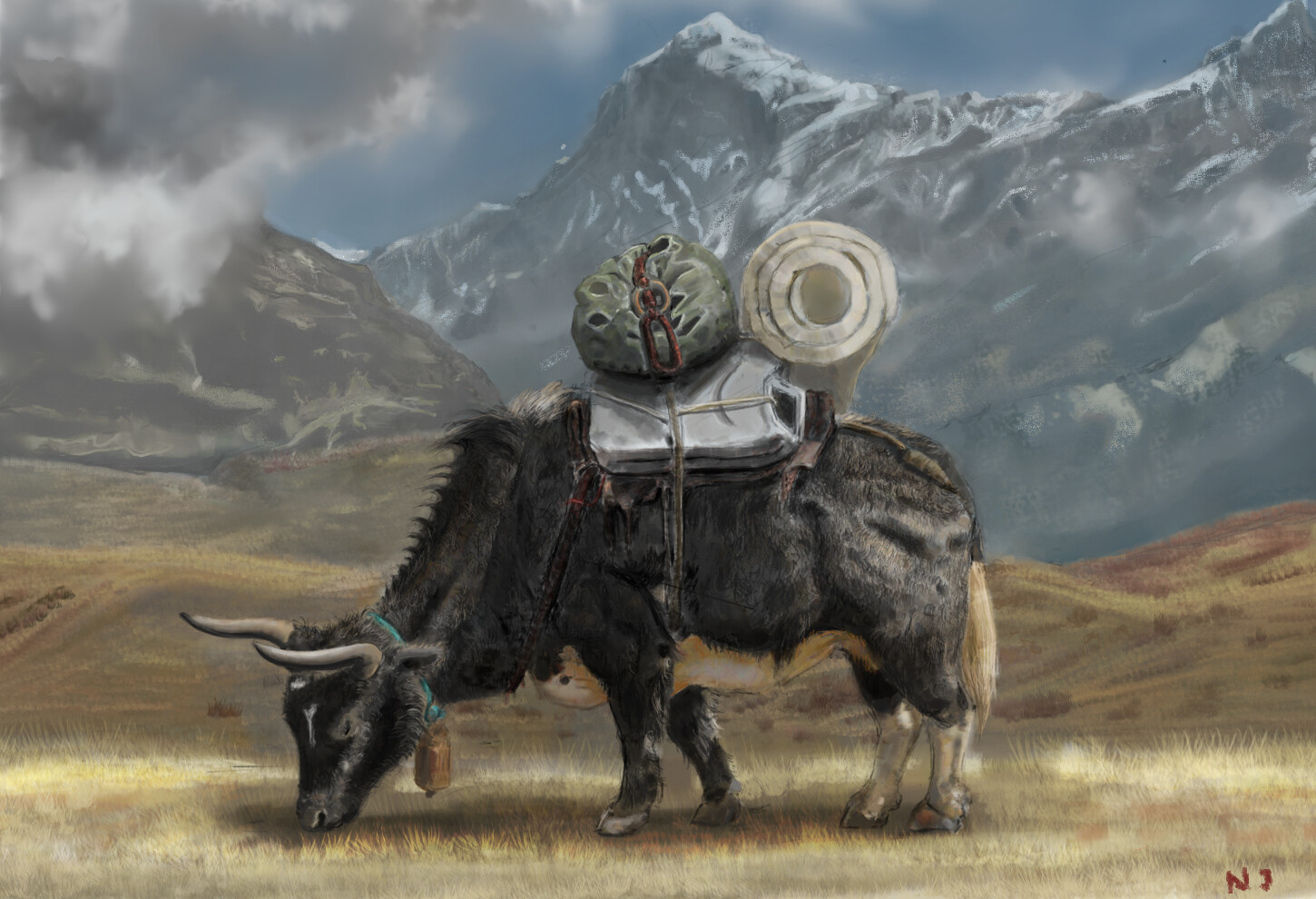 ArtStation - Mountain pastures