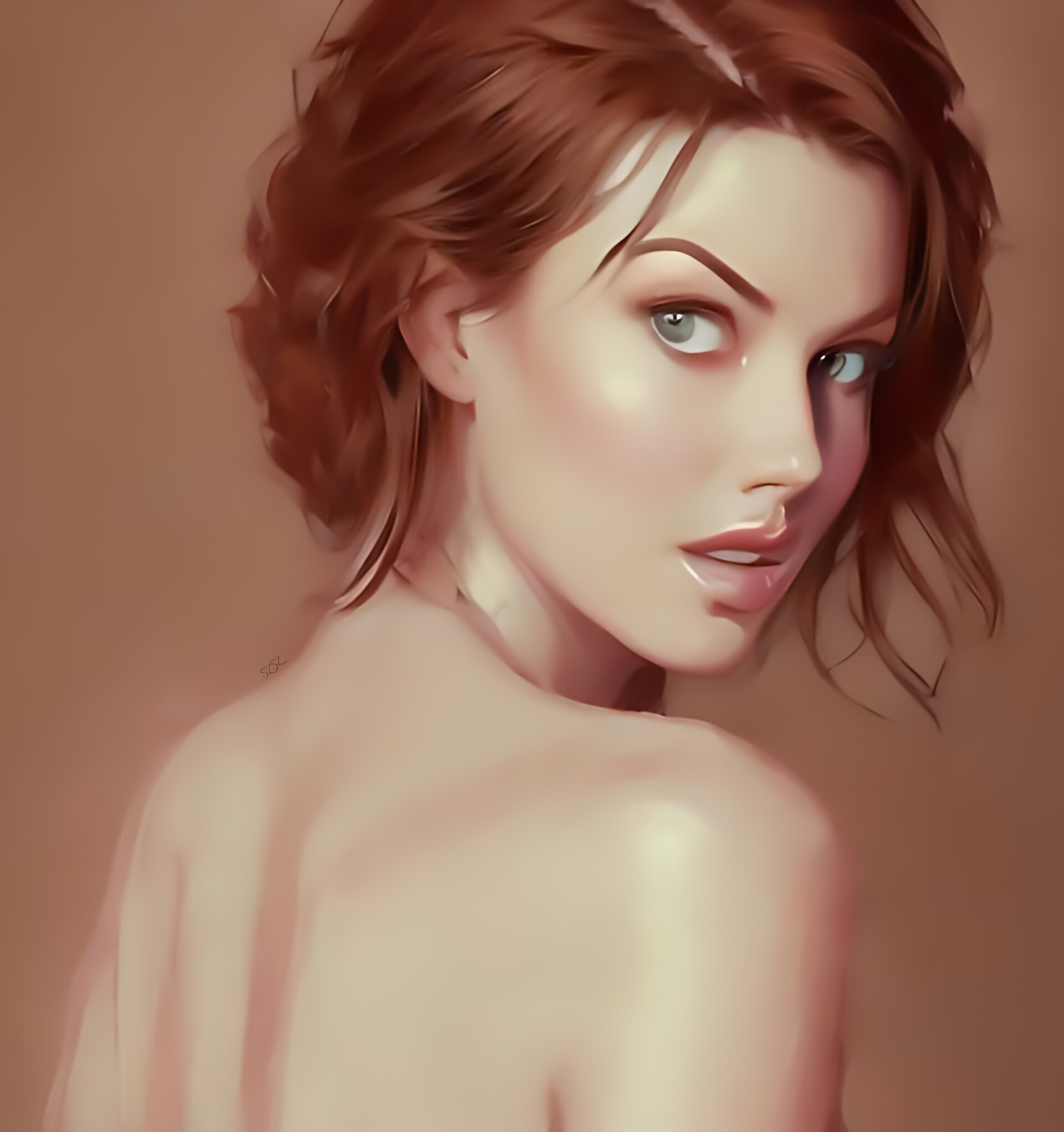 ArtStation - a sensual brown dreamscape