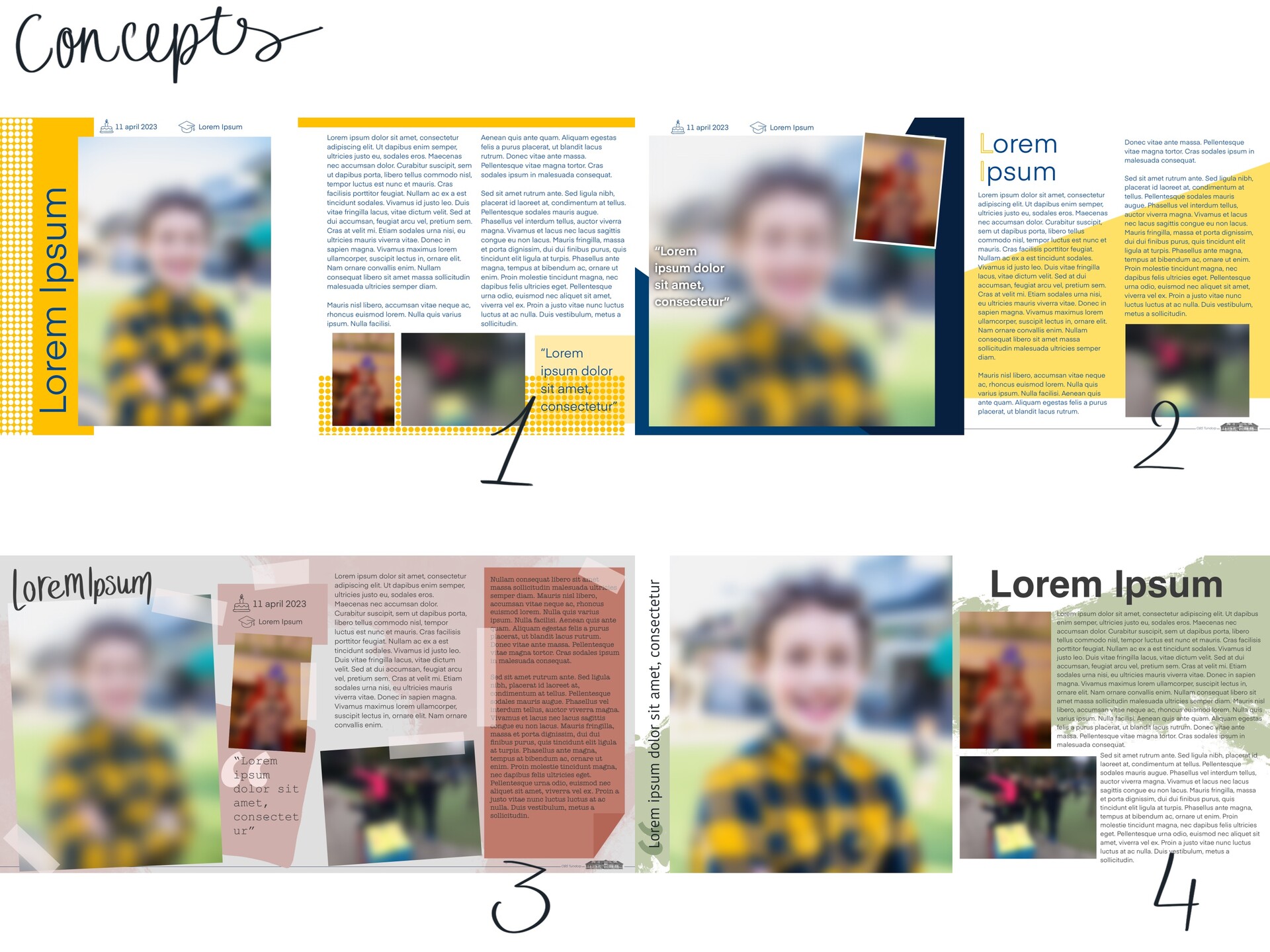 Laura Huiberts - Yearbook design OBS Tuindorp