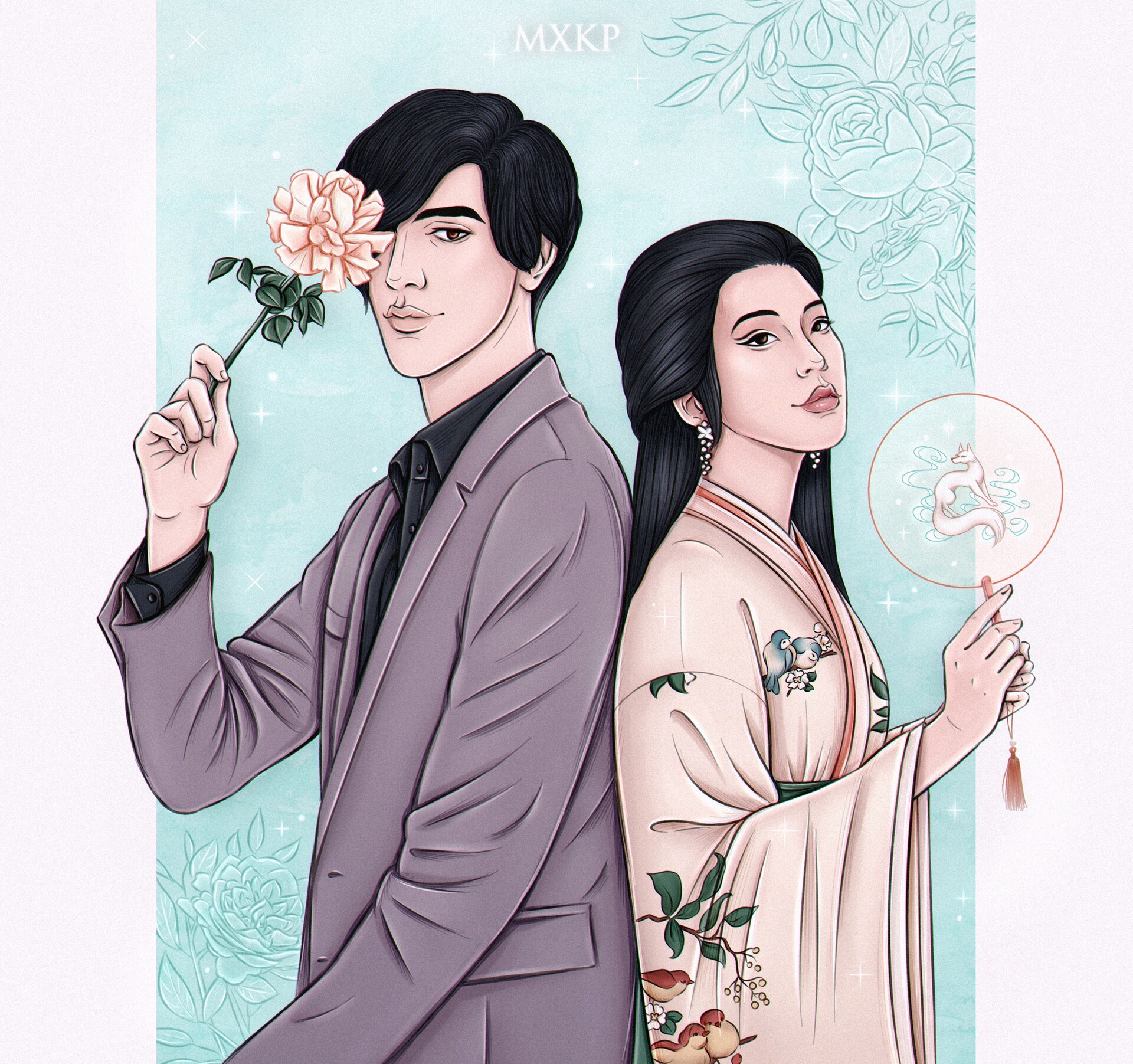 ArtStation - Victor and Mei (Romance Club)