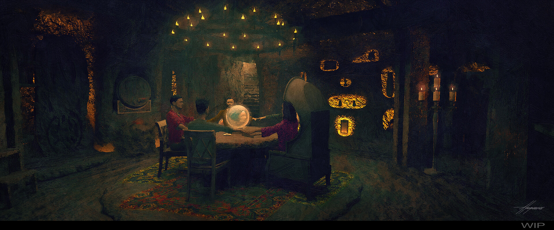 Haunted Mansion Seance Room