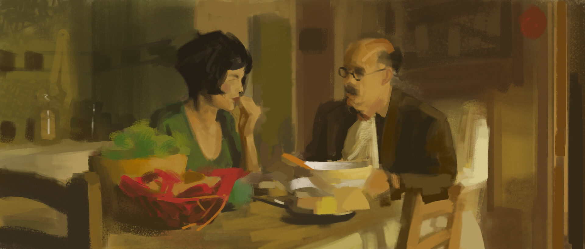 ArtStation - film still sketches