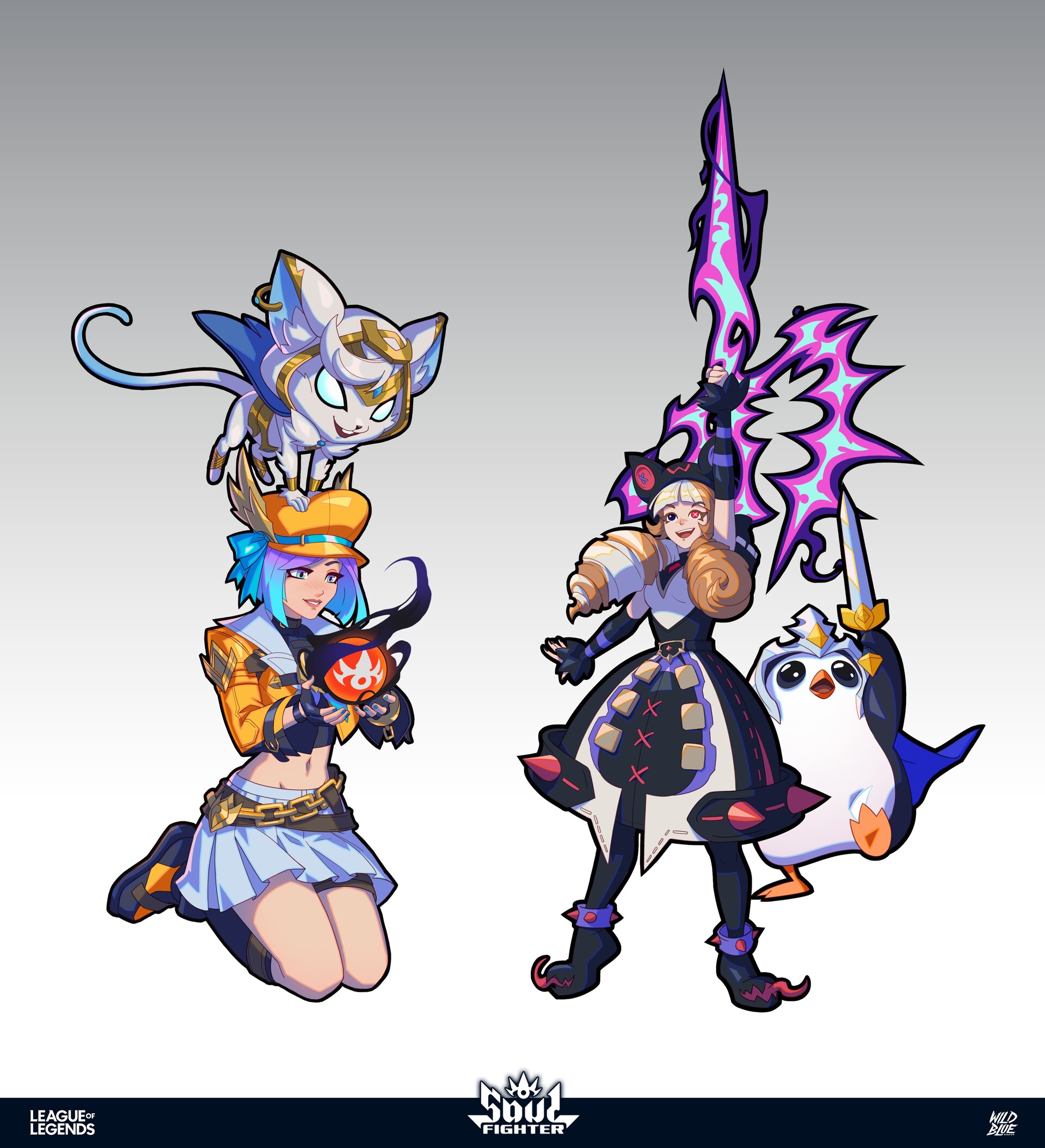 Wild Blue Studios - Teamfight Tactics: Soul Fighter Event Art