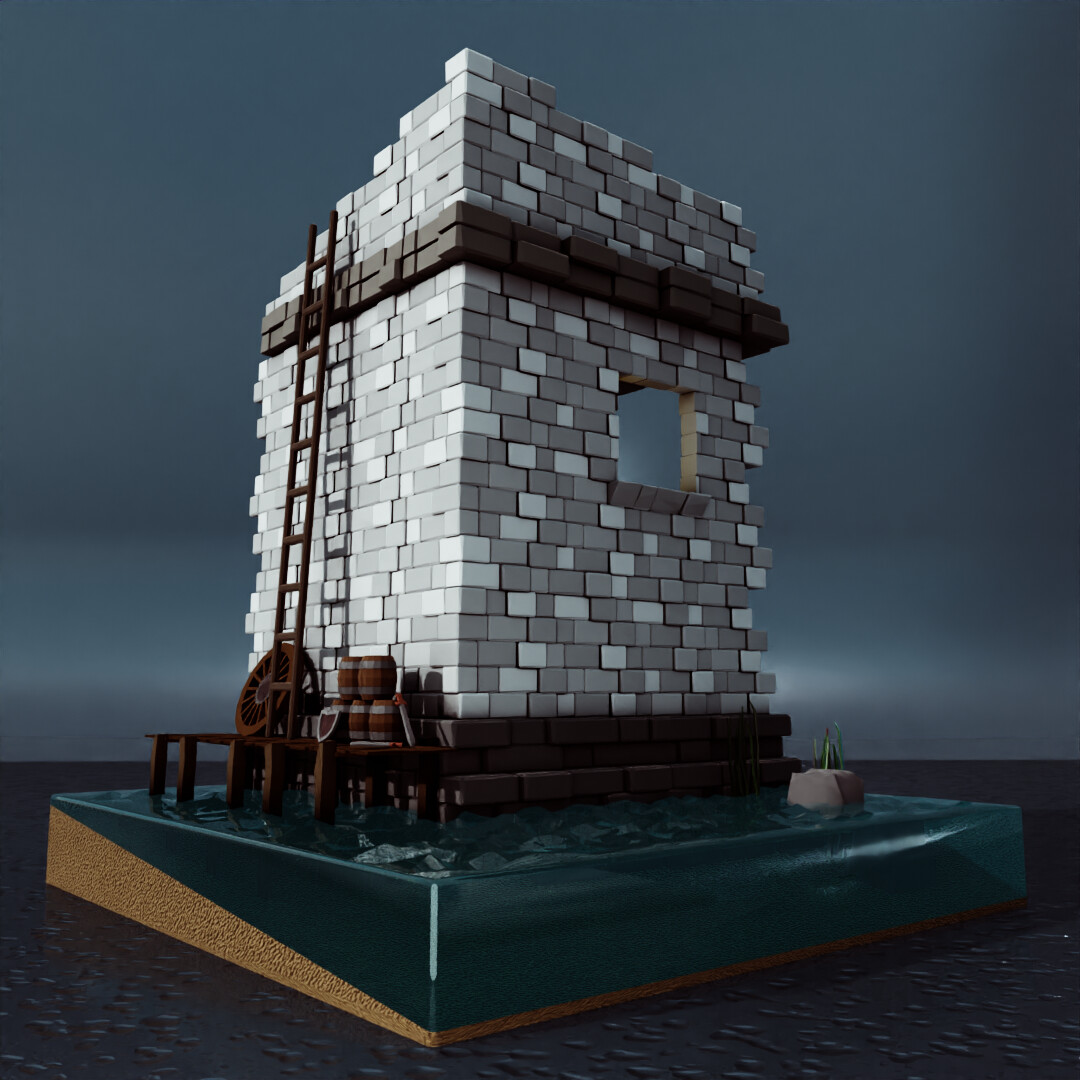 ArtStation - Low poly Castle