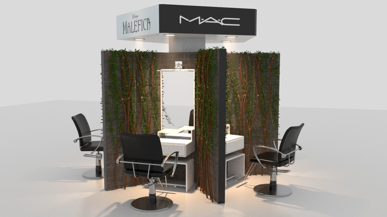 ArtStation - Makeup Booth Concept