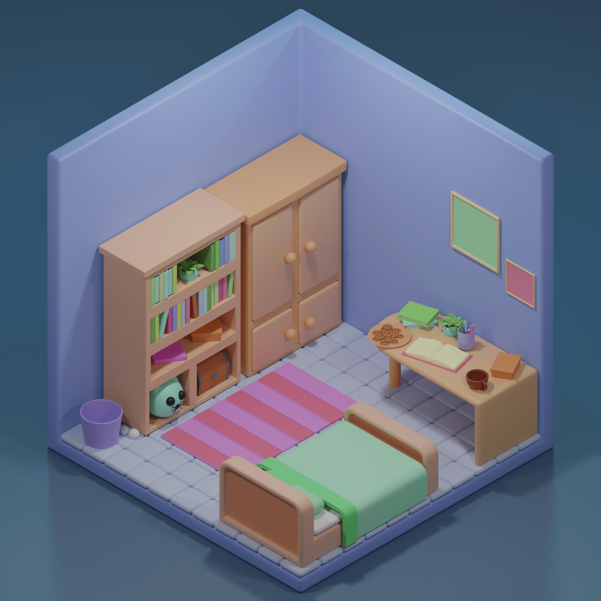 ArtStation - iso room 6