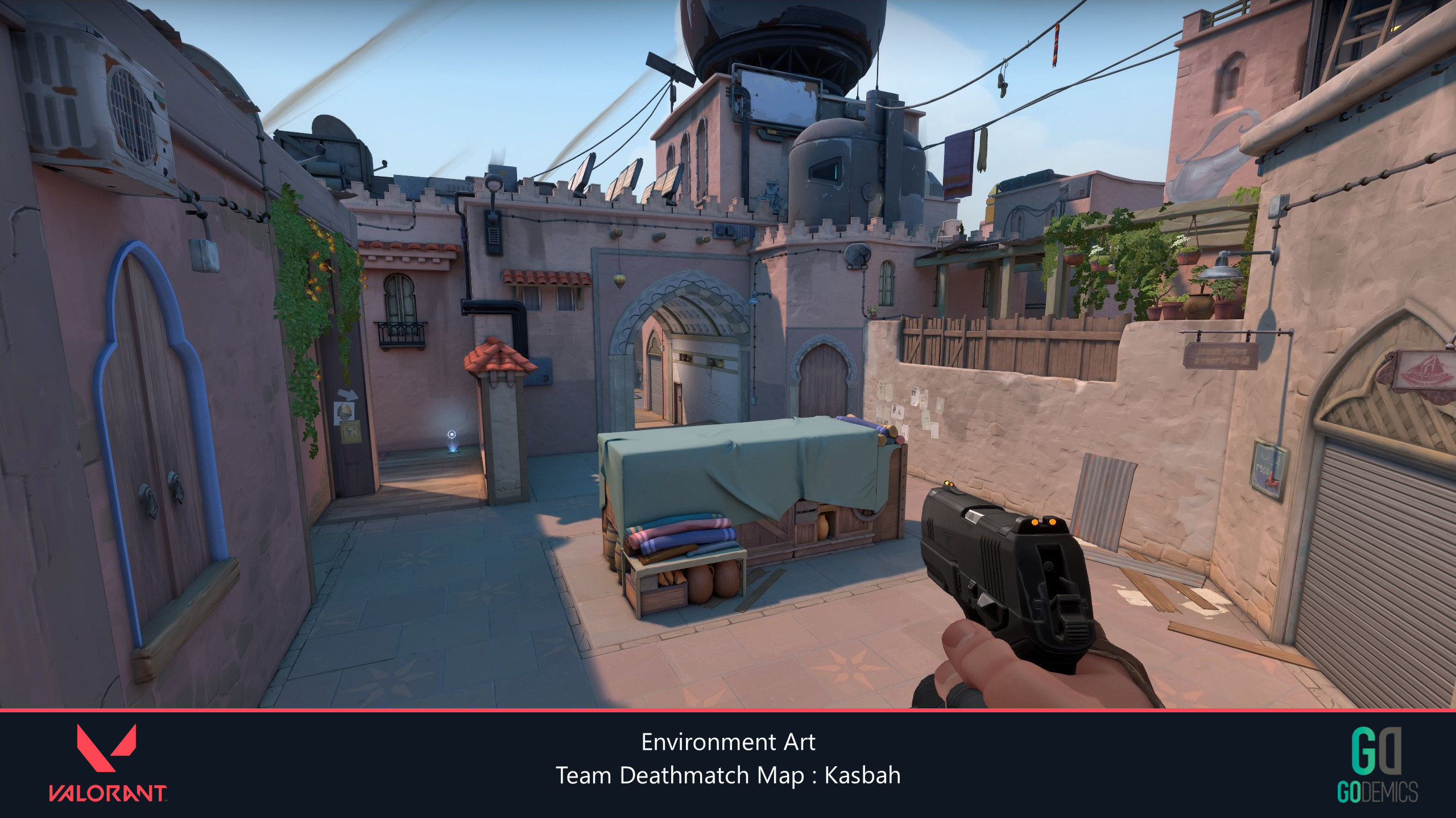 Esteban Chaidez Portfolio - Valorant - Kasbah Map | World Building