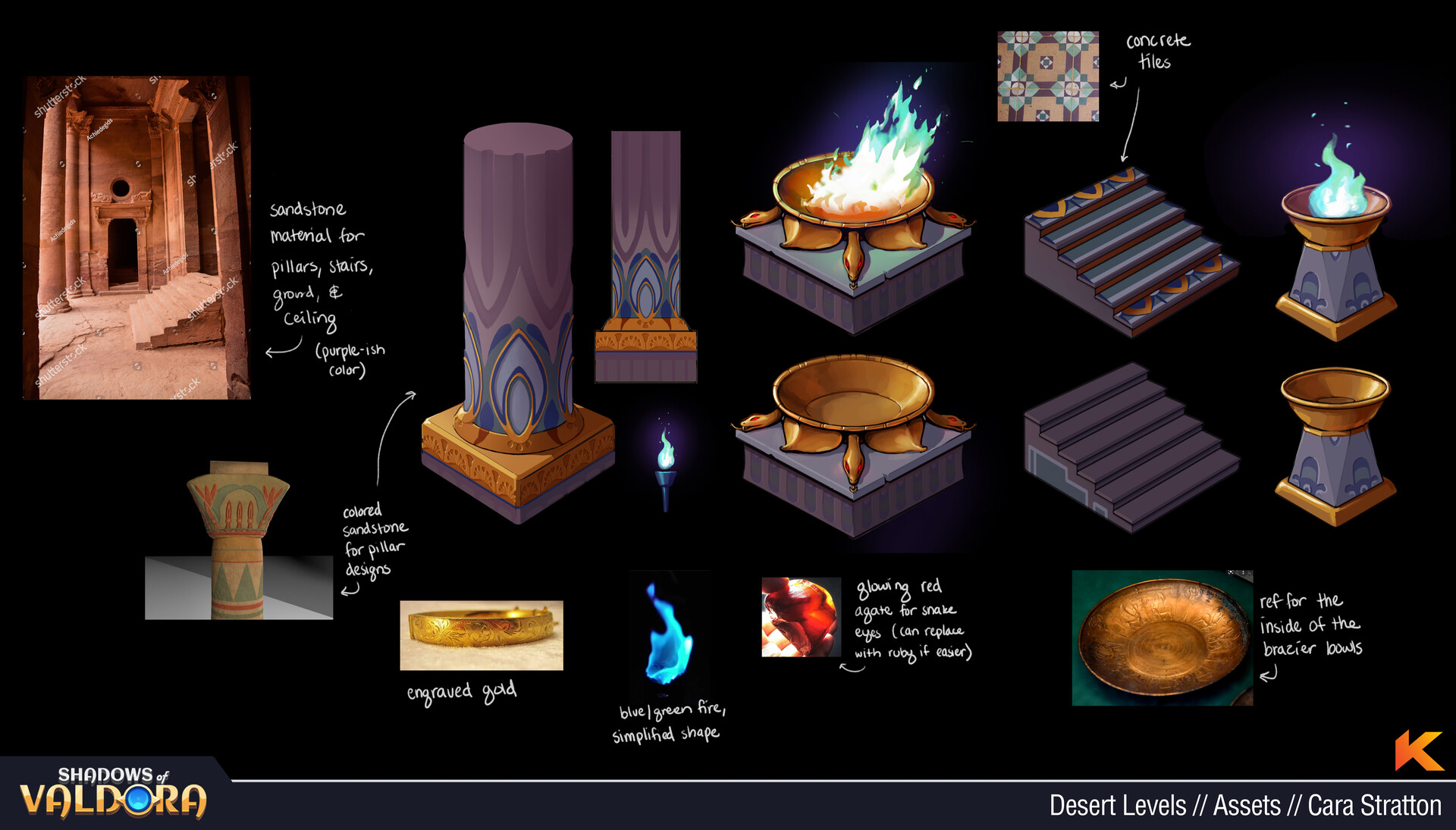 Cara Stratton - Concept Art - Shadows of Valdora