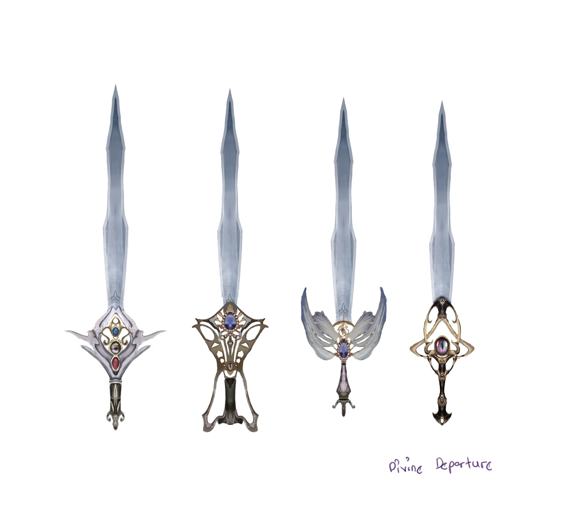 ArtStation - Divine Departure concept exploration