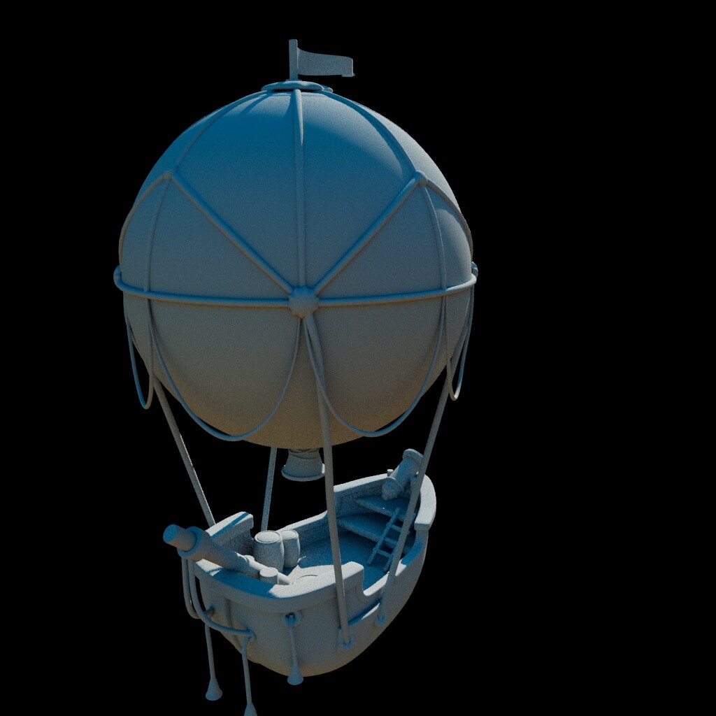 ArtStation - Flying Ship