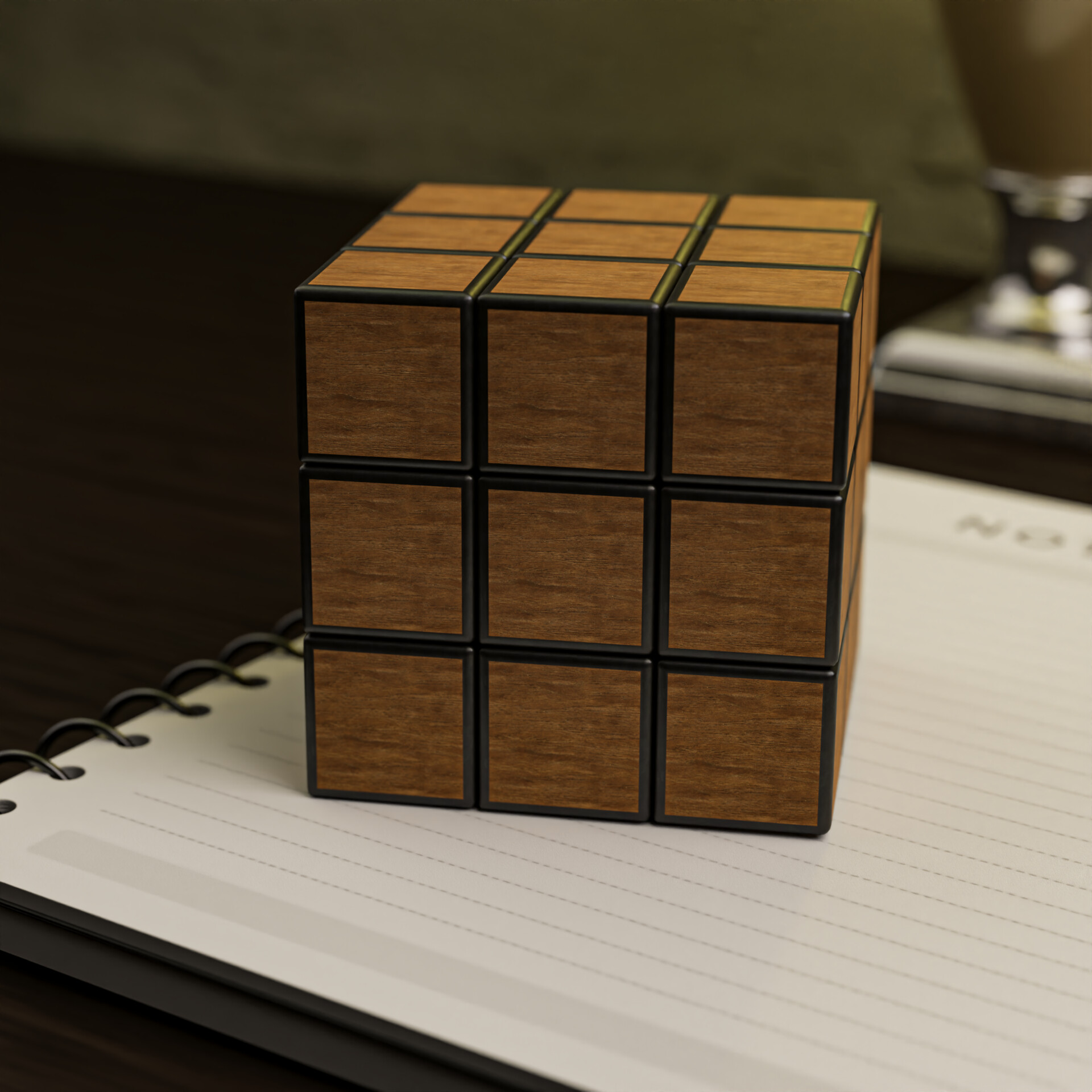 ArtStation - Wooden Cube