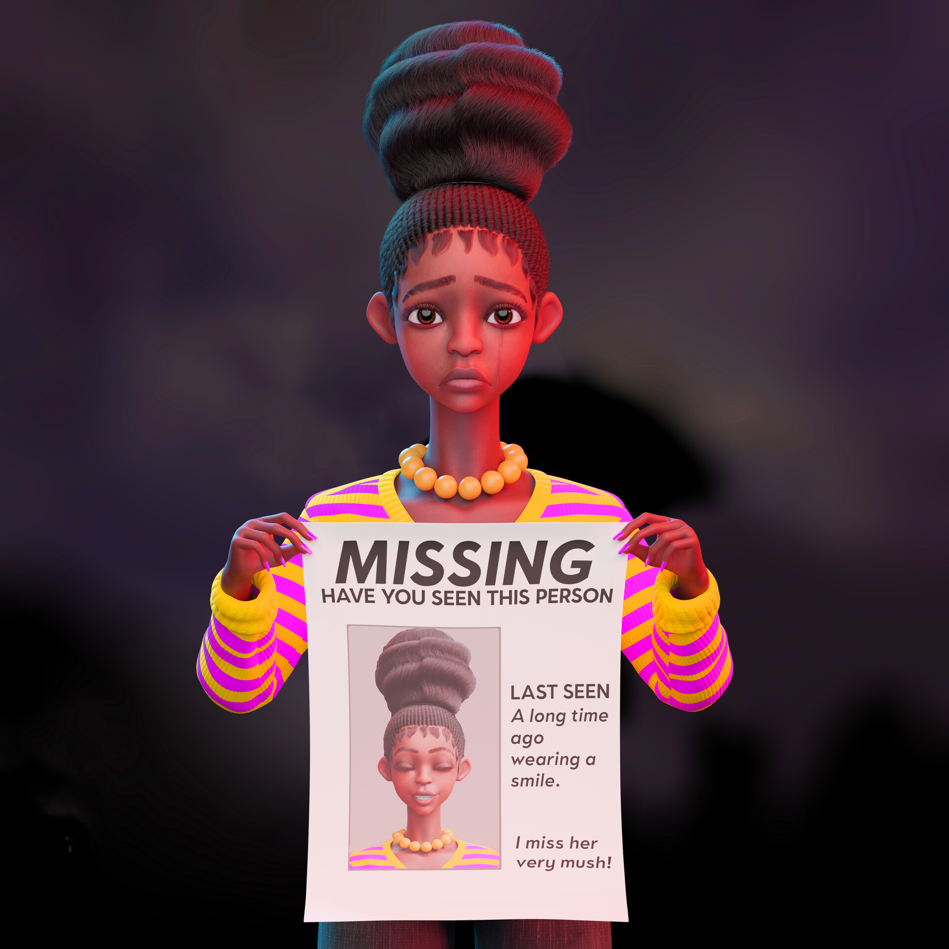 ArtStation - Depressed Girl