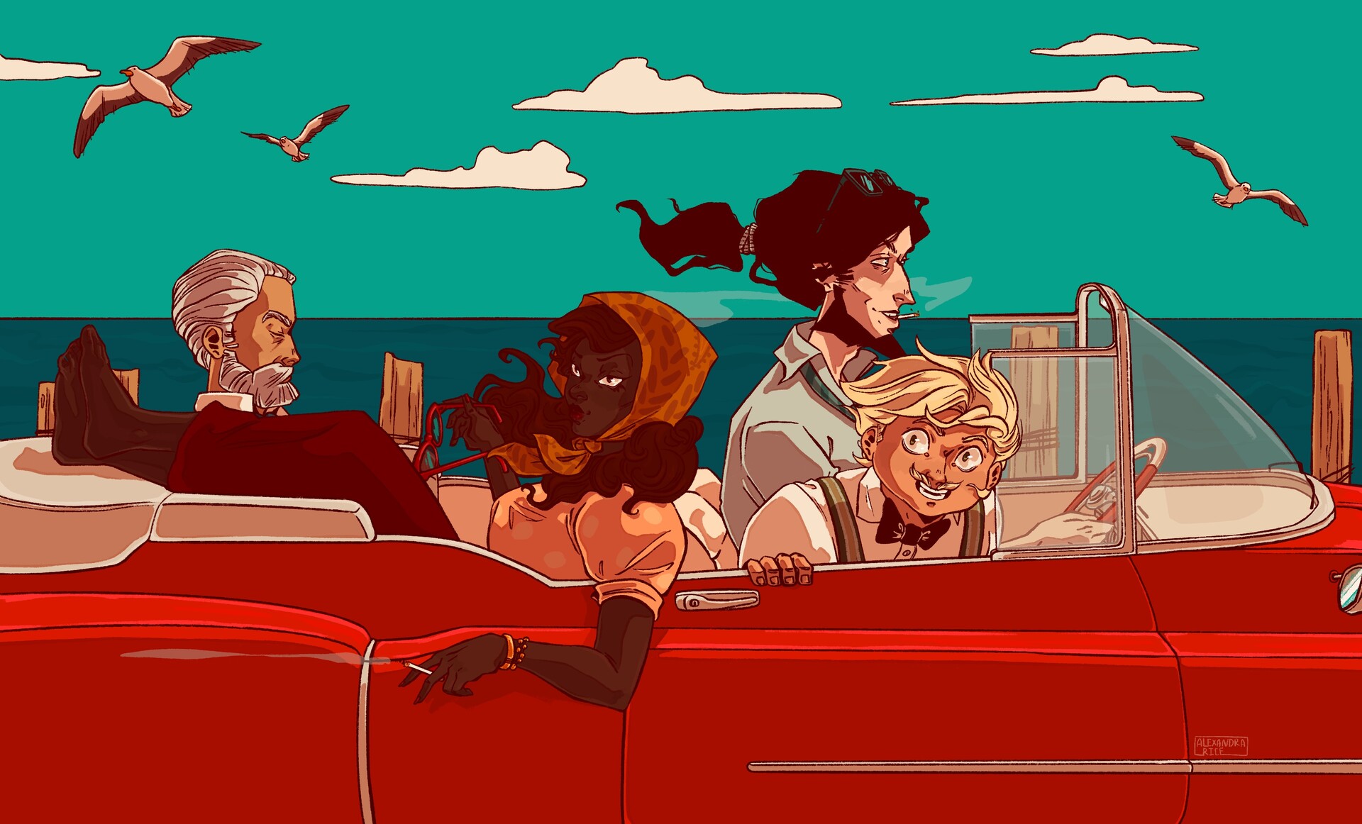 ArtStation - “Driving”