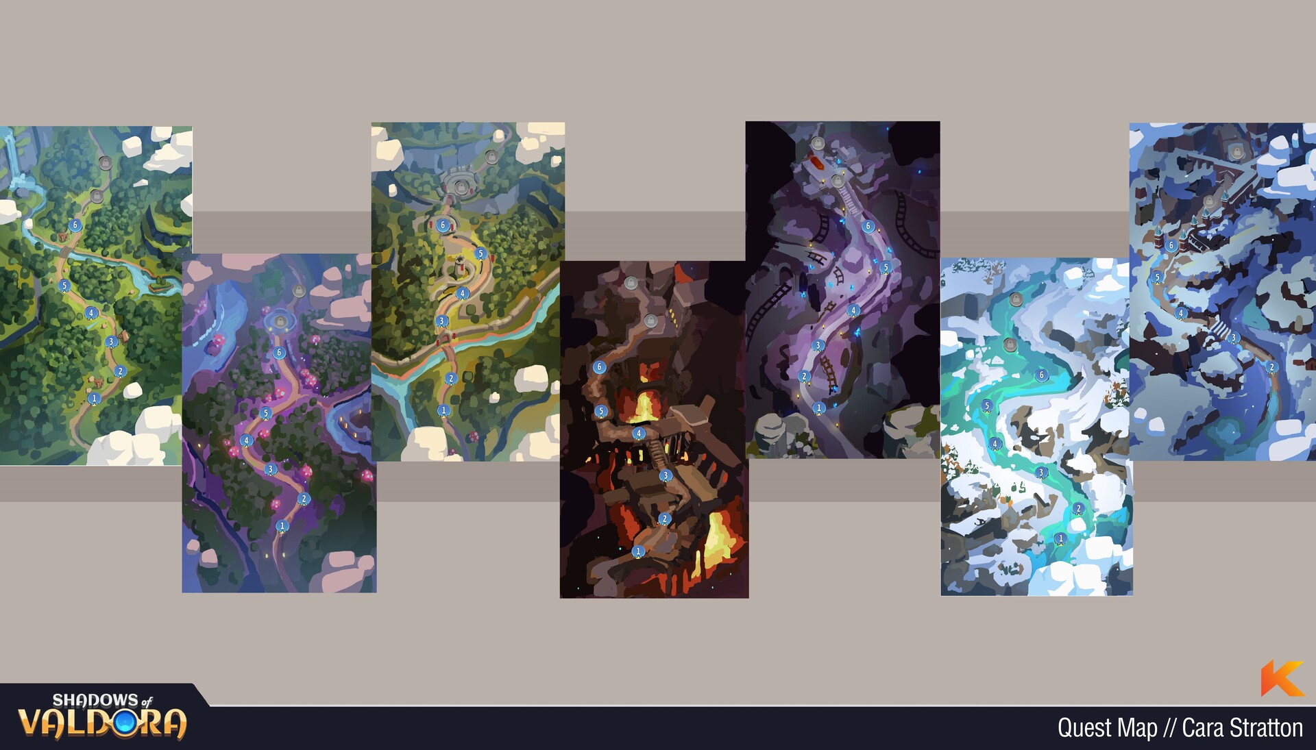 Cara Stratton - Concept Art - Shadows of Valdora