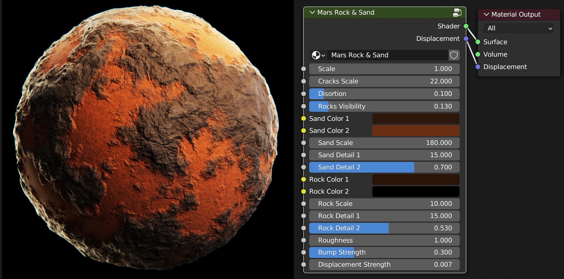 Ryan King - Procedural Mars Rock & Sand Material (Blender Tutorial)