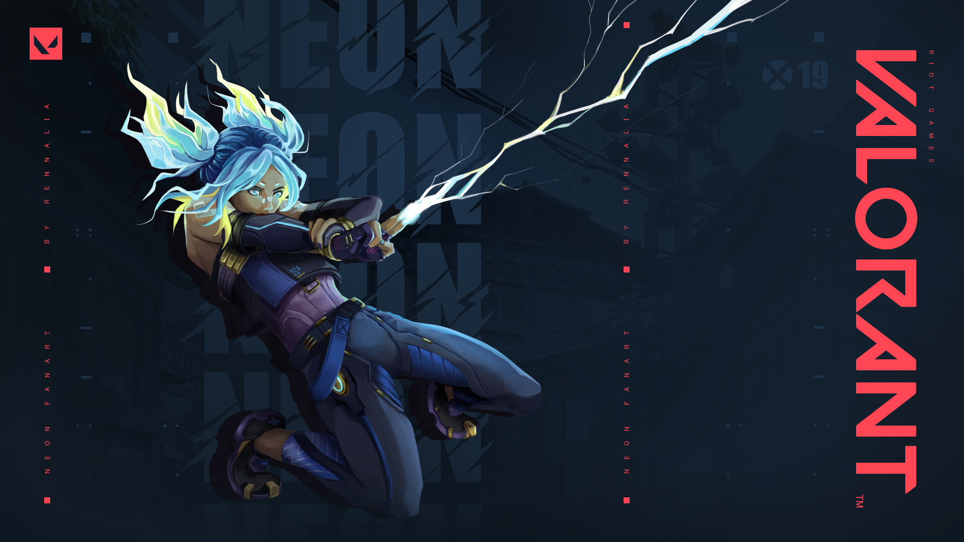 ArtStation - [FANART] Neon - Valorant