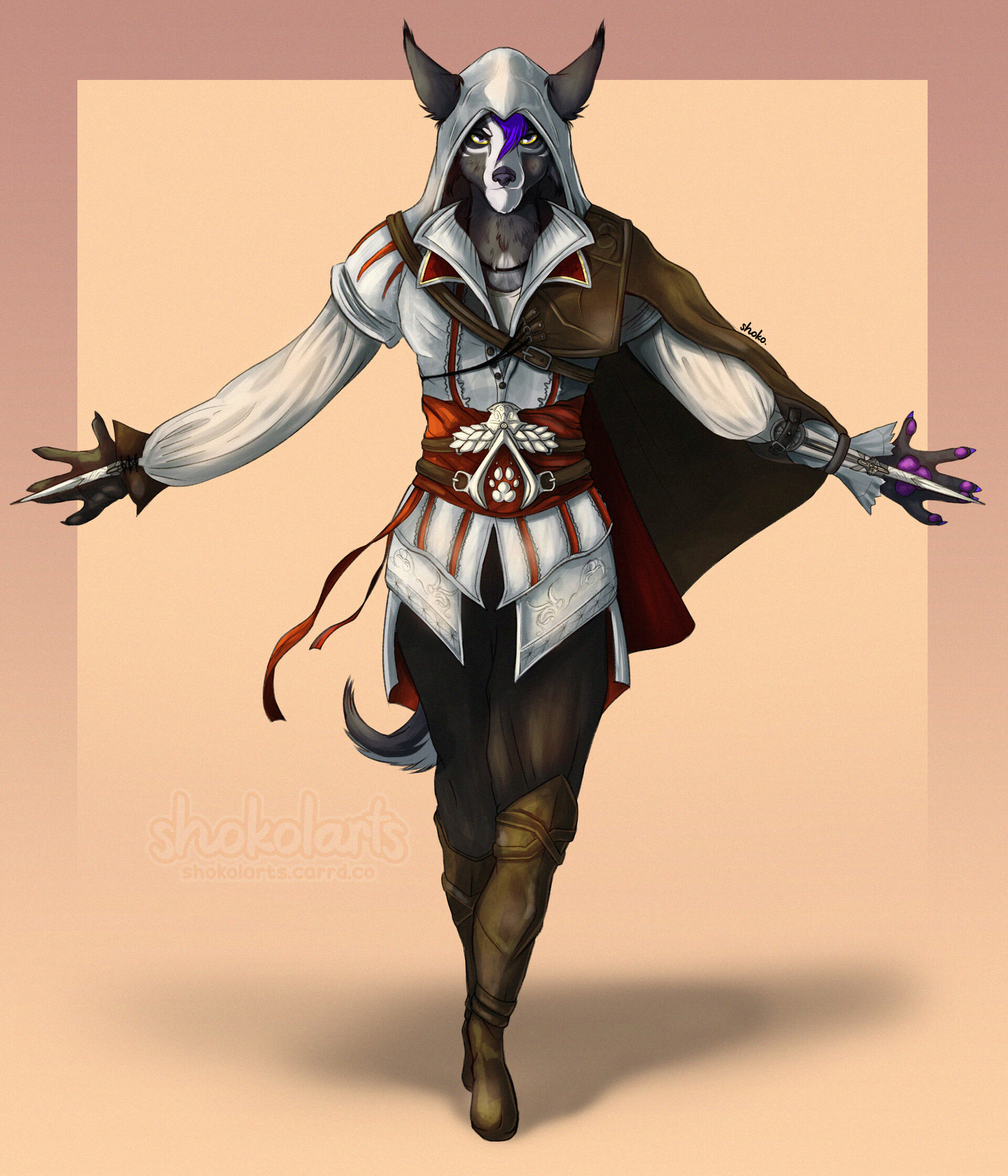 ArtStation - Lokiskulldog - Inspired on Ezio Auditore's robes, Assassin ...