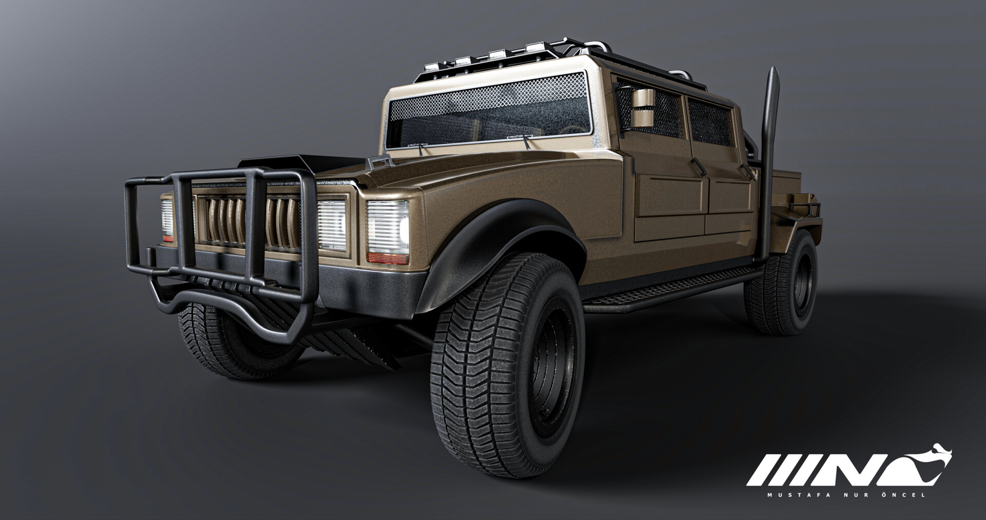 Mustafa Nur ÖNCEL - 4WD Truck by Mustafa Nur ÖNCEL