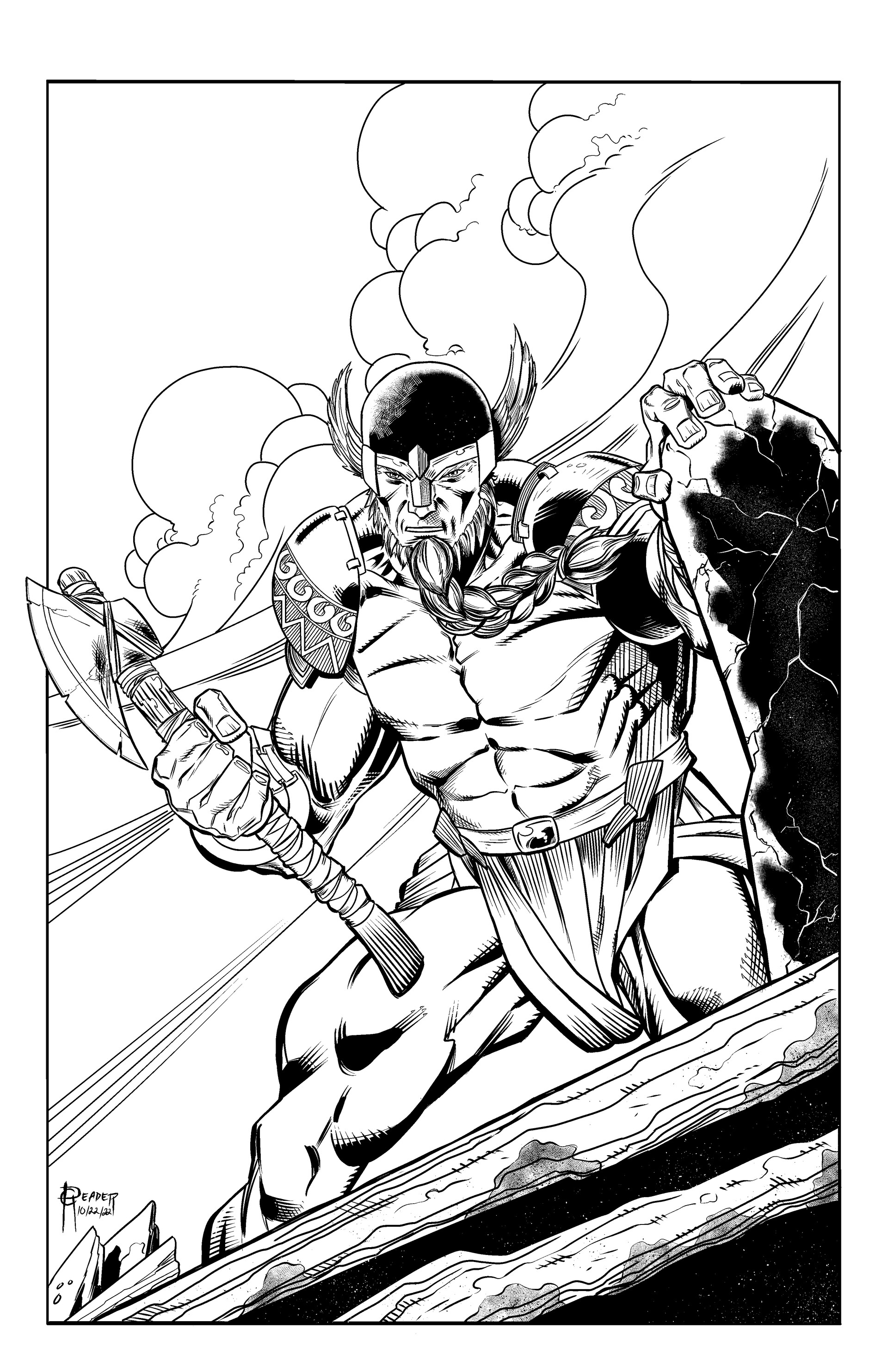 Chris Reader - Tardigrade Press OC Characters (Gorm and Fleet Fox)