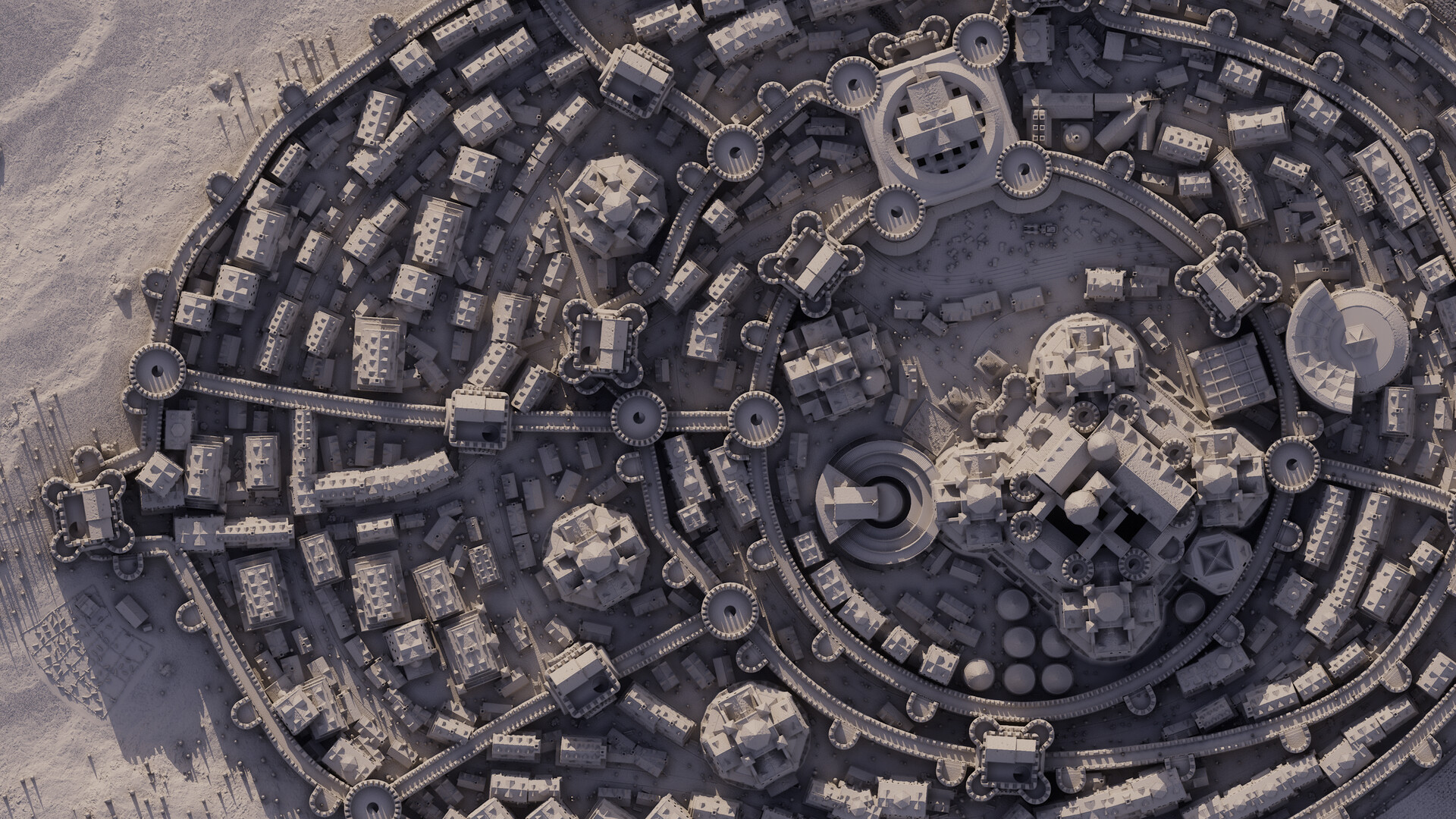 Constantine Mountain - Substance Castle Diorama 100% SD(subtance designer)