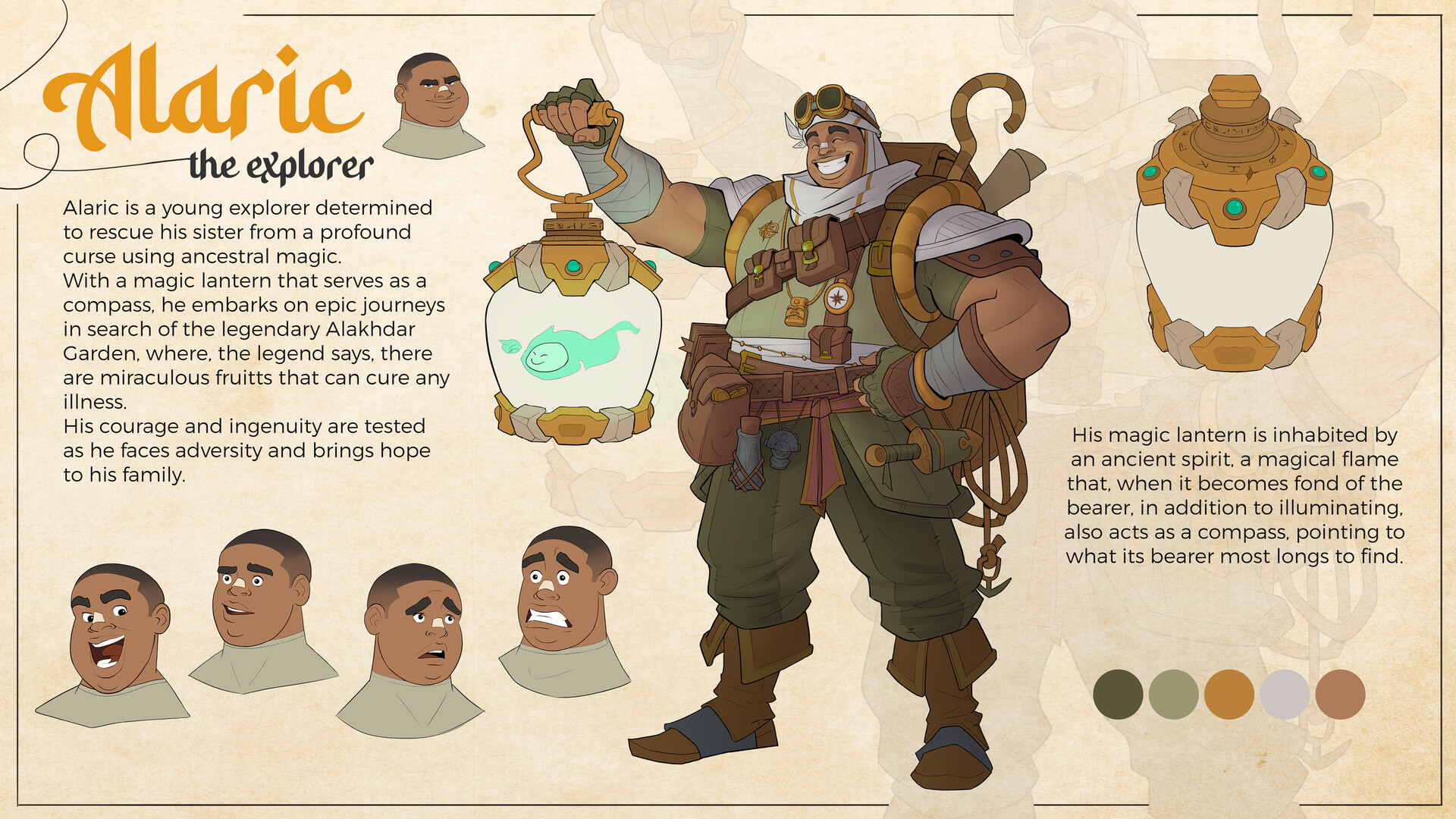 ArtStation - Alaric the explorer - Concept Art