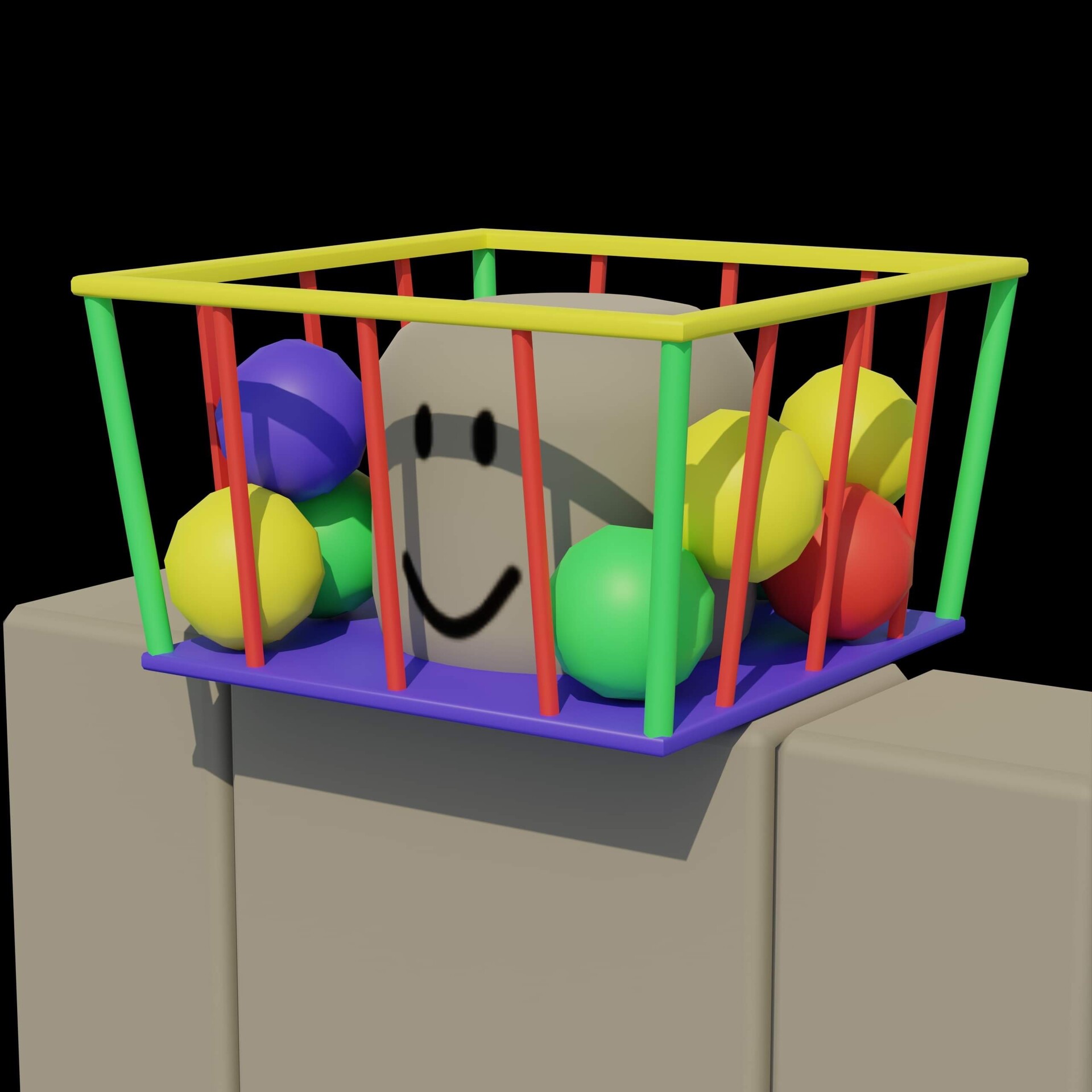 ArtStation - Roblox Ball Pit Hat UGC