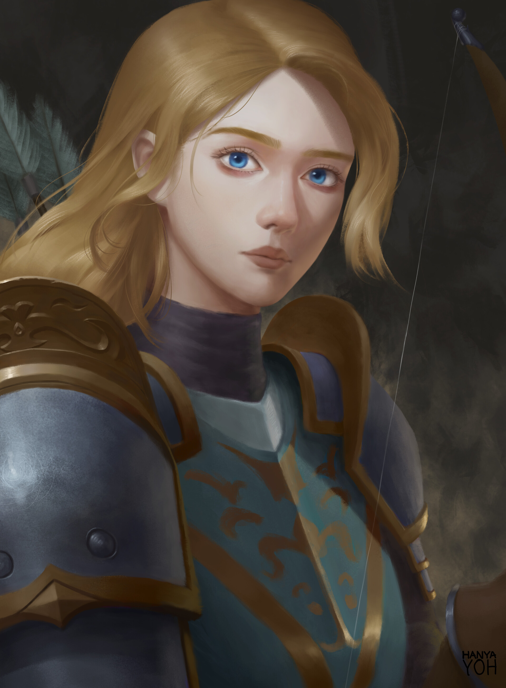 ArtStation - warrior portrait