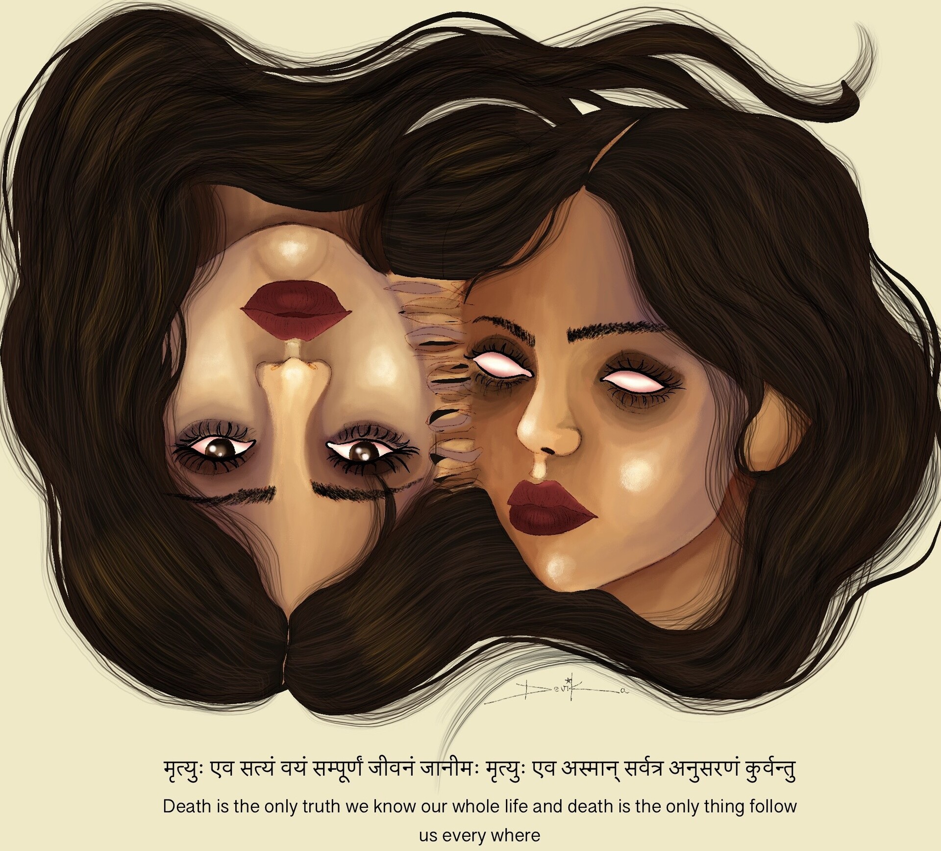 ArtStation - friendship of life and dead