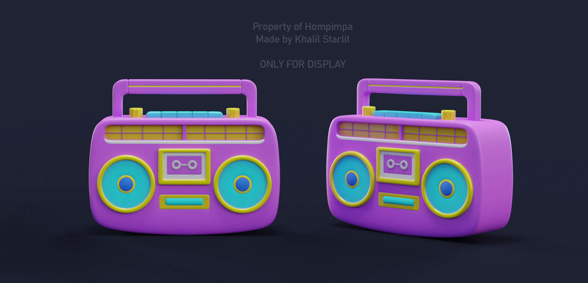 ArtStation - Stylized Boombox