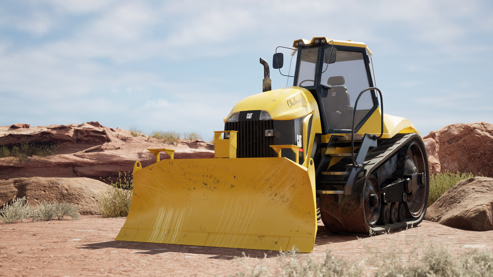 ArtStation - Bulldozer CAT