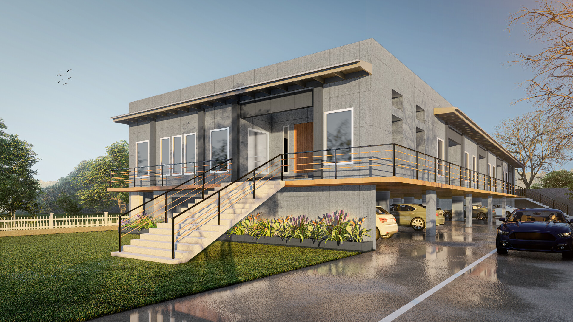 ArtStation - 5 Unit 3D Elevation Design