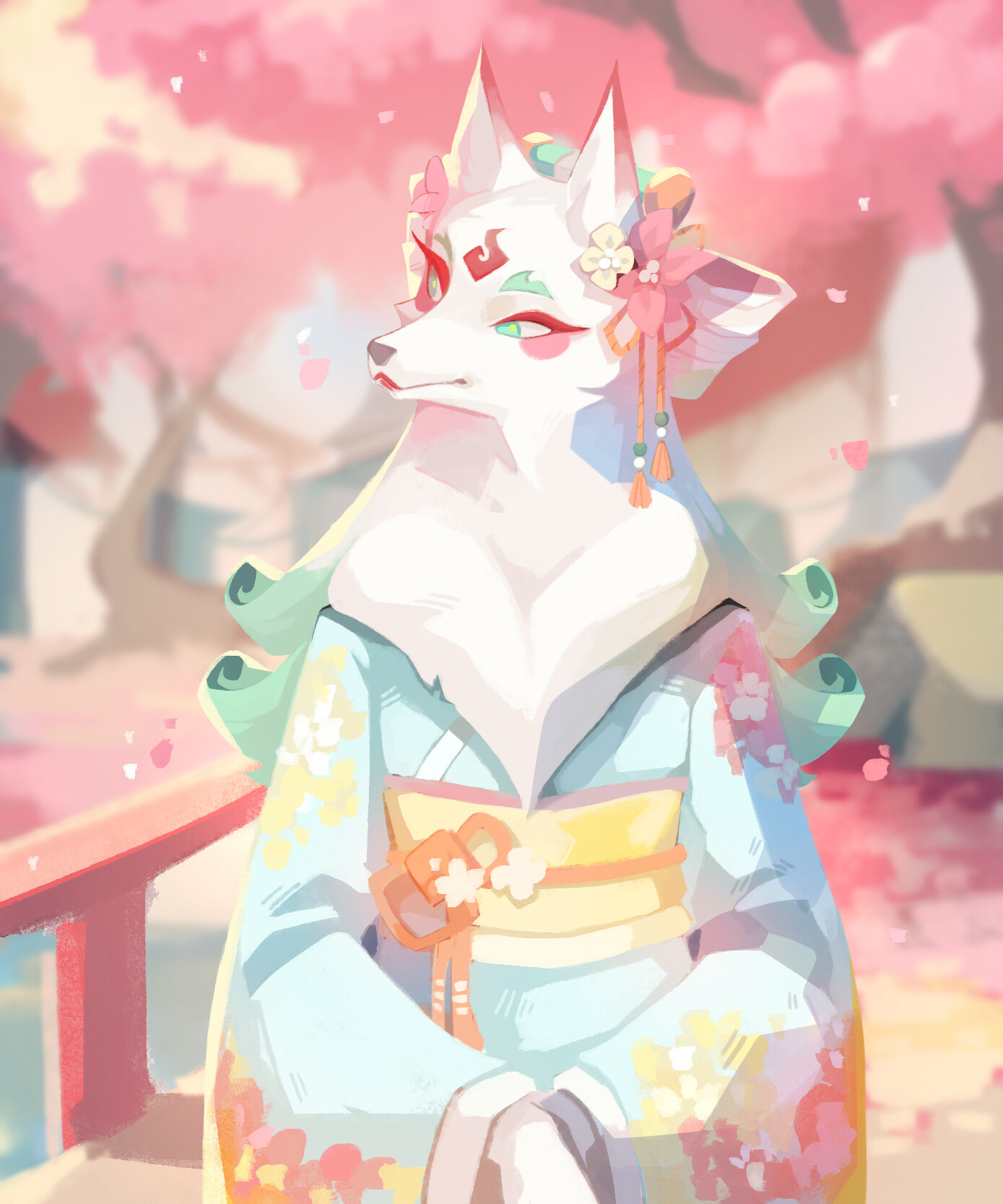 ArtStation - Cherry Blossom Pei Ling
