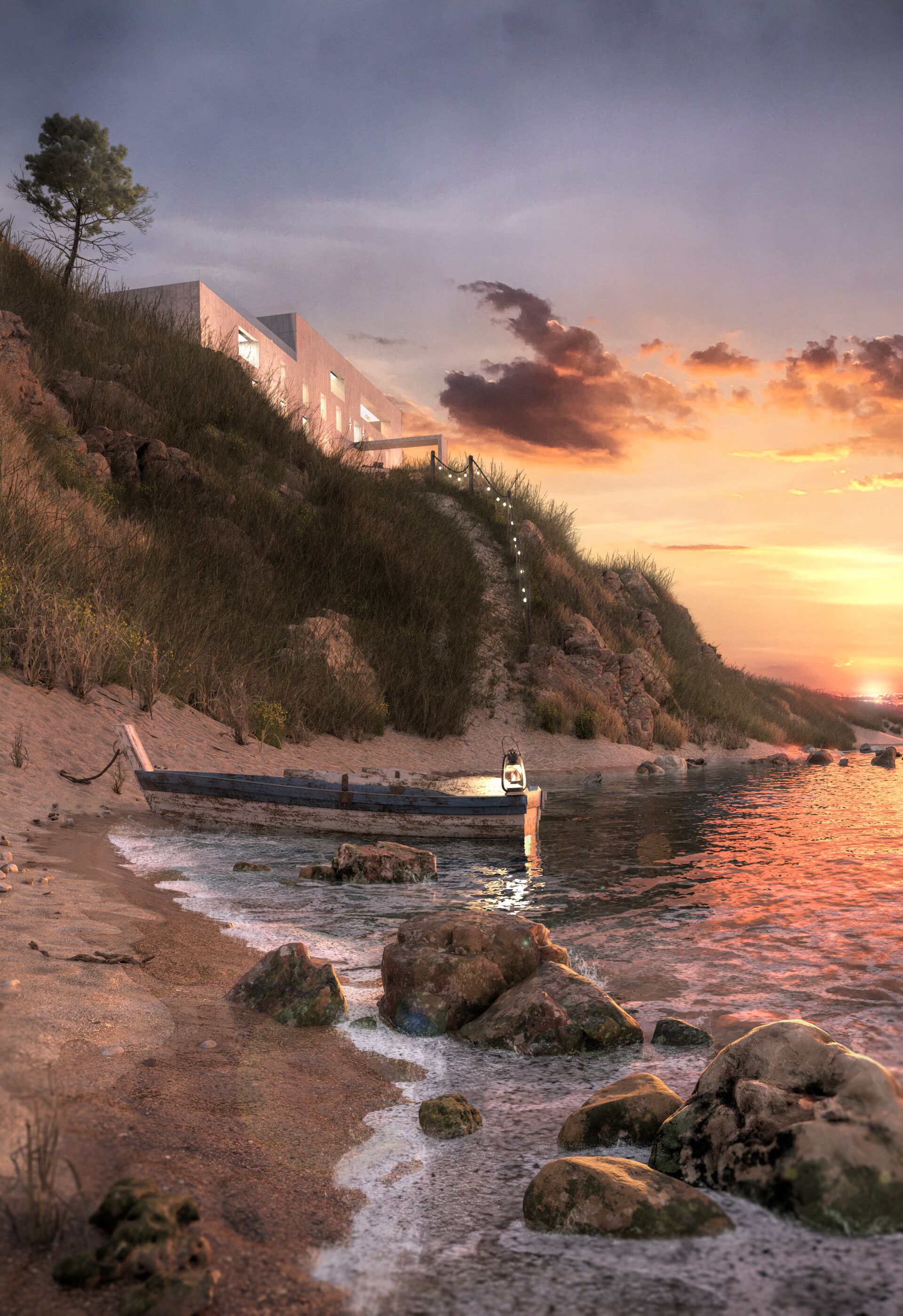 ArtStation - Mediterranean Sunset