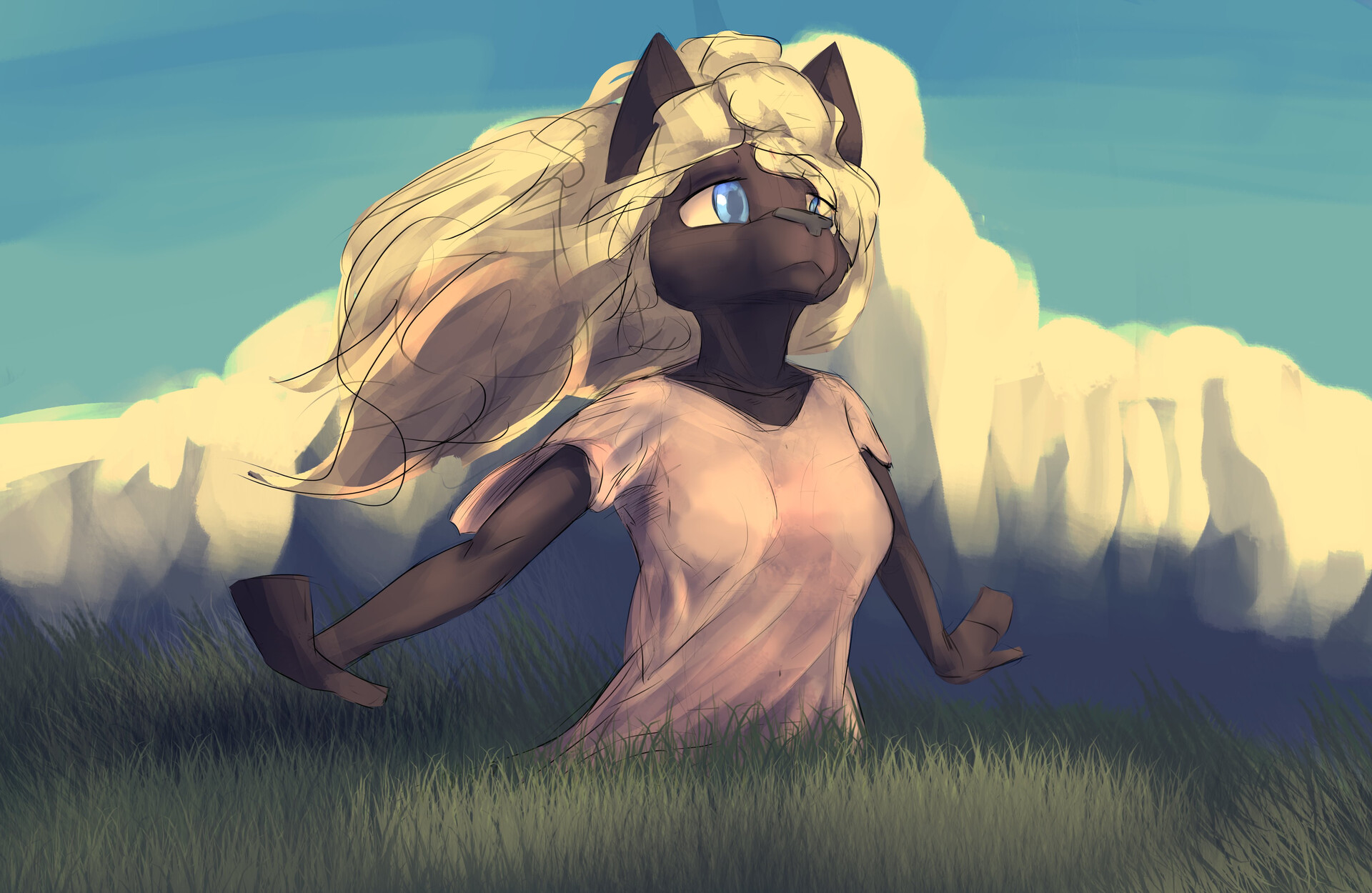 ArtStation - Colored sketches of Toshi