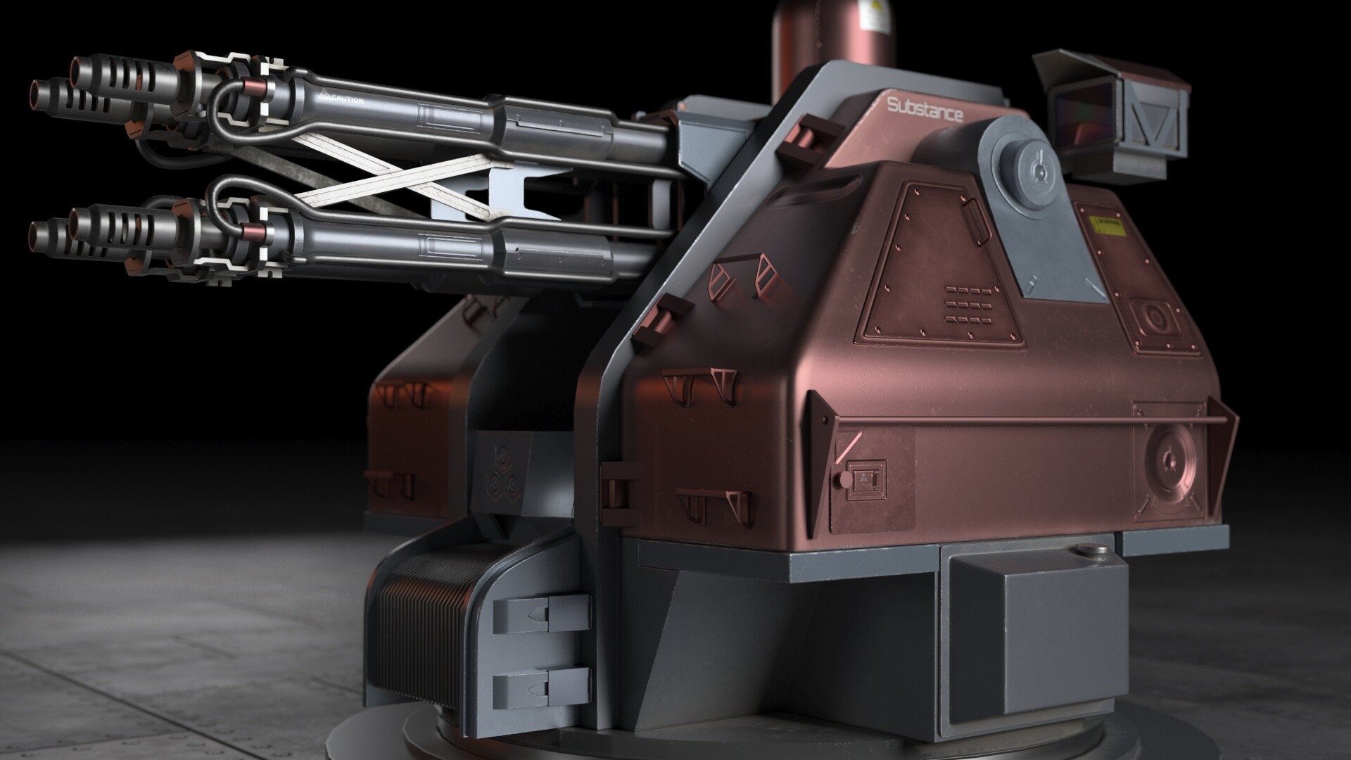 ArtStation - Anti Aircraft Gun (CONCEPT)