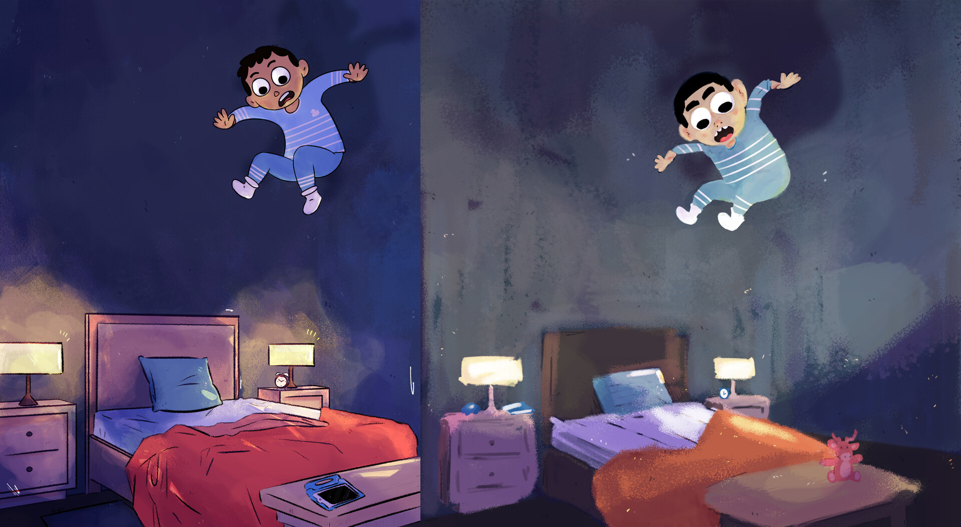 Nasim Dardouri - IL-MAWRA TIEGHI FL-ISPAZJU (MY HOLIDAY IN SPACE) - Book Illustration