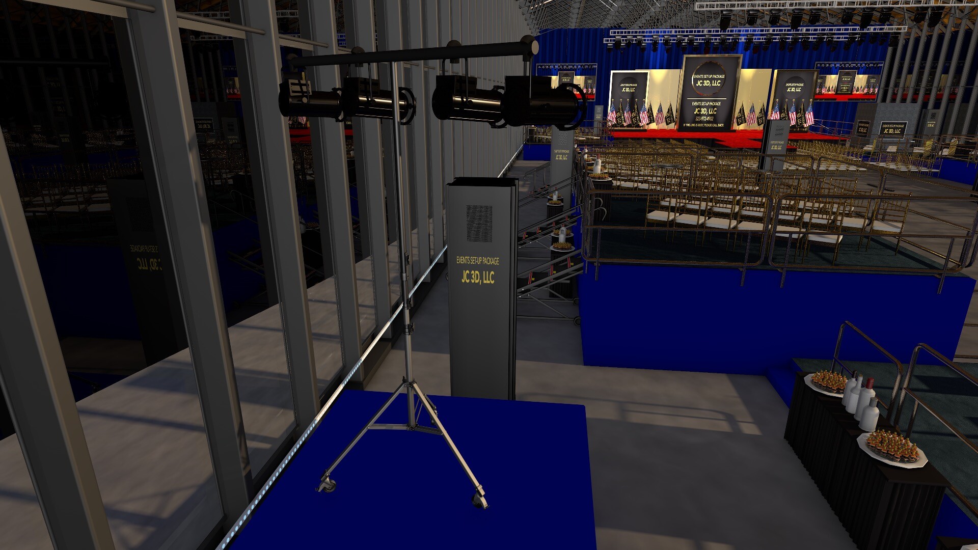 ArtStation - Train Station Event Render