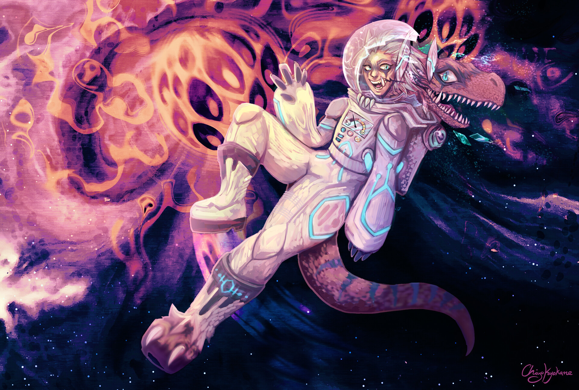 ArtStation - Noelle the Dinosaur Shapeshifter